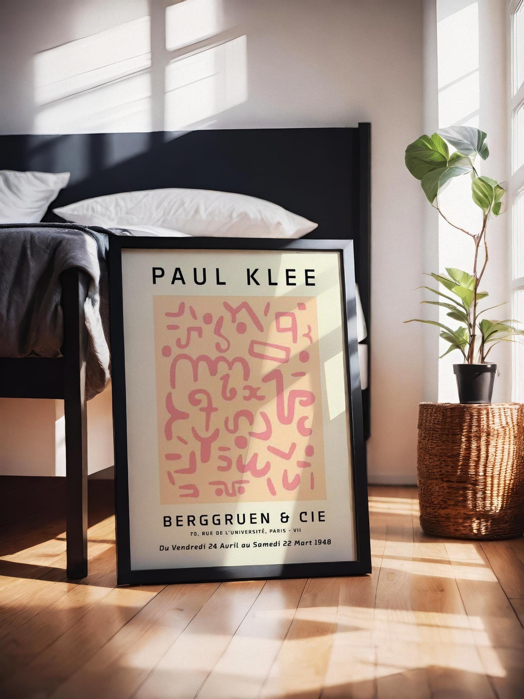 Paul Klee Poster, Abstract Art for Modern Spaces, Gallery Exhibition ...