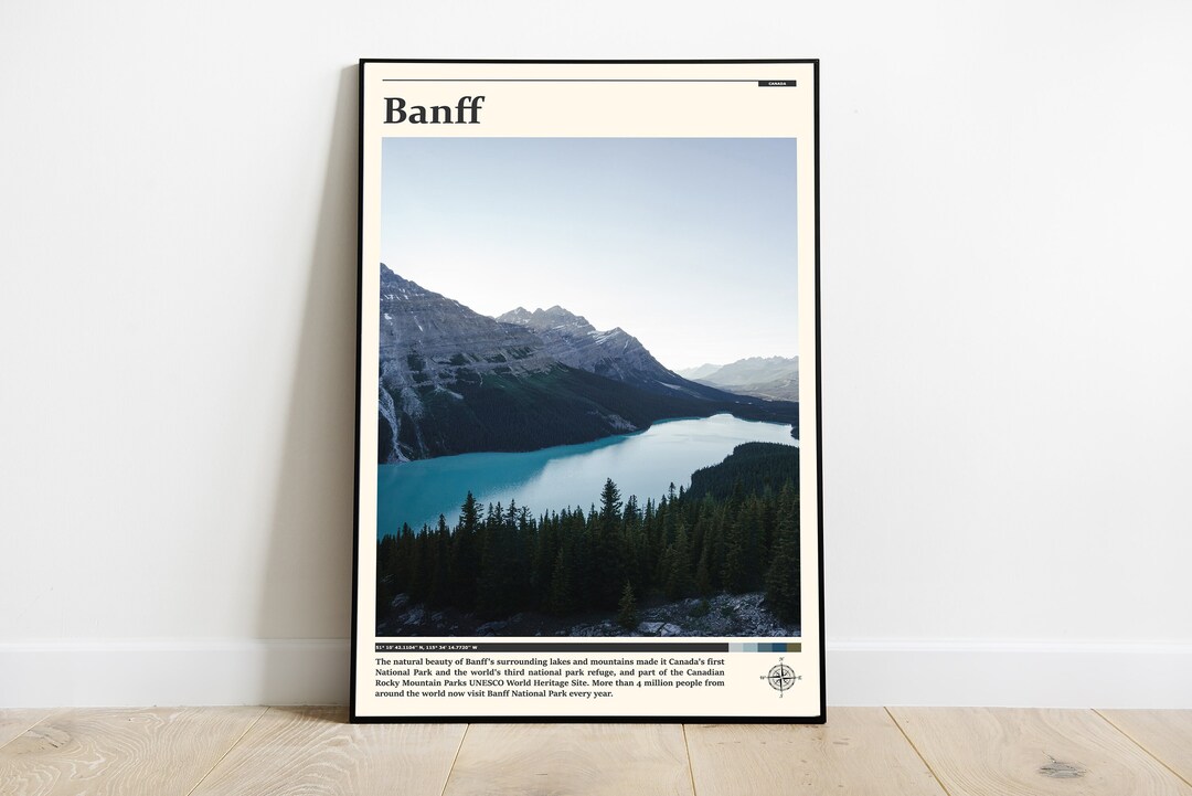 Banff Print / Banff Wall Art / Banff Poster / Banff Photo / Banff ...