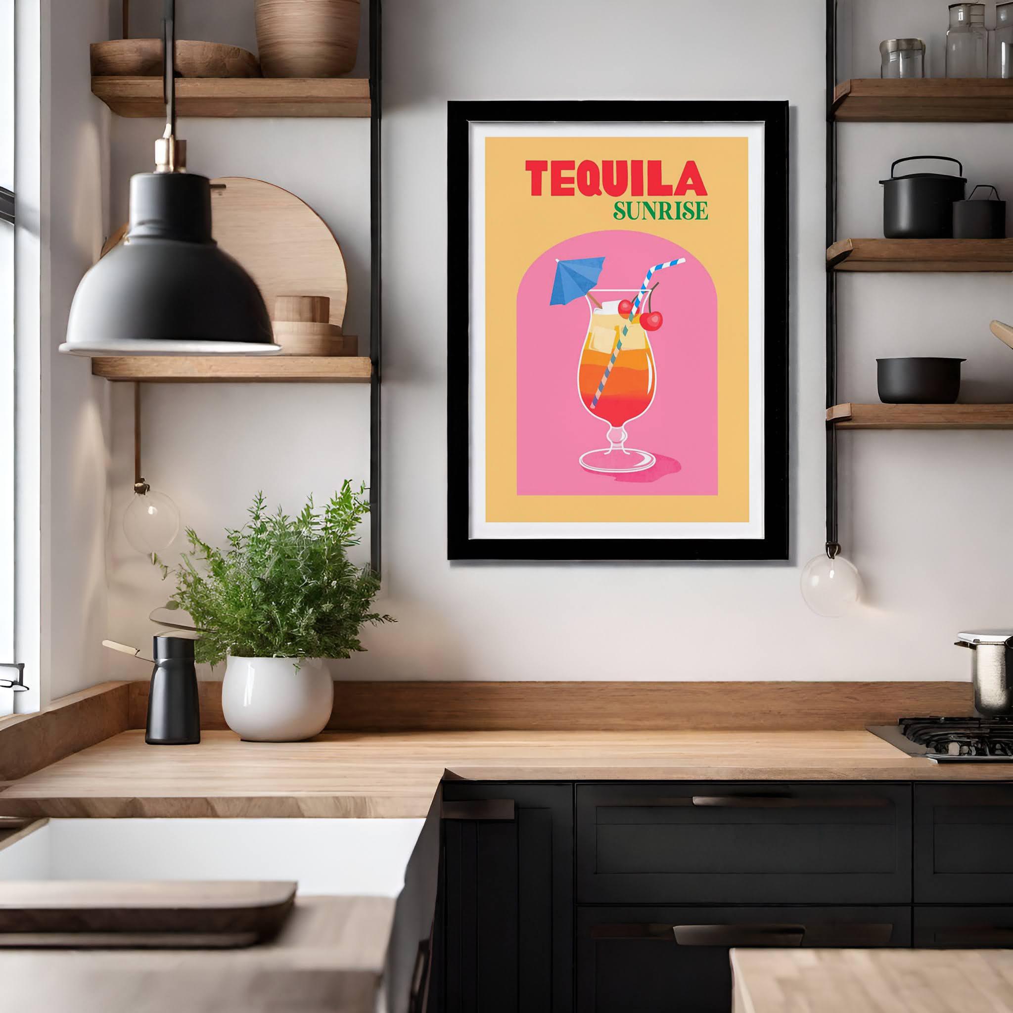 Tequila Print / Tequila Chart / Tequila Wall Art / Kitchen Art ...