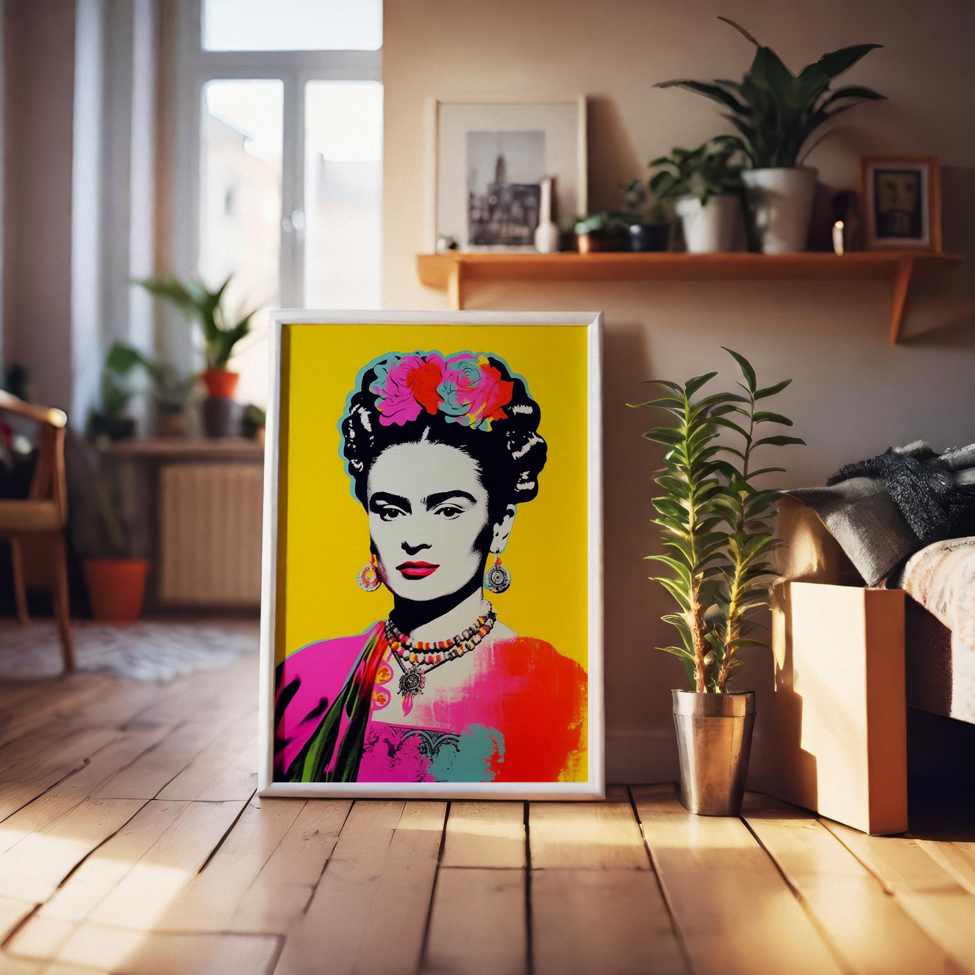 Frida Kahlo Print / Frida Kahlo Wall Art / Frida Kahlo Artwork / Frida ...