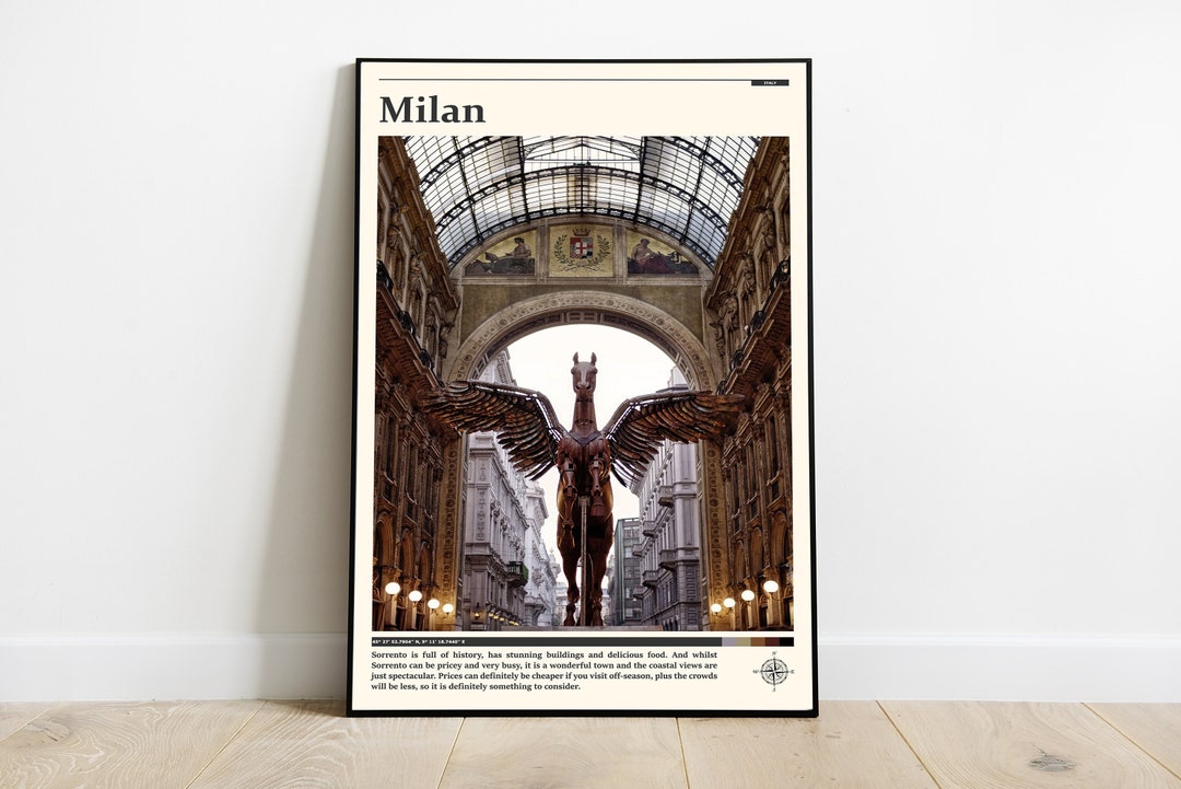 Milan Print / Milan Wall Art / Milan Poster / Milan Photo / Milan ...