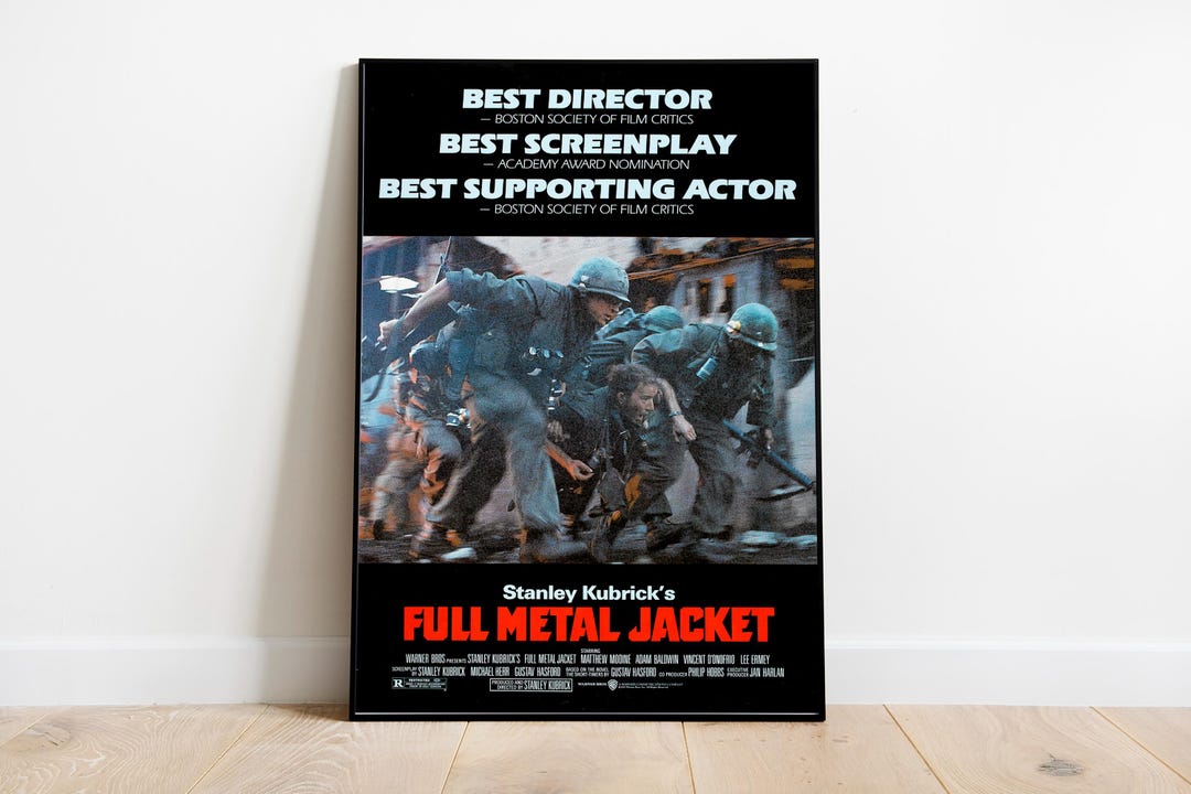 Full Metal Jacket Poster | Full Metal Jacket | Minimalist Movie Poster ...