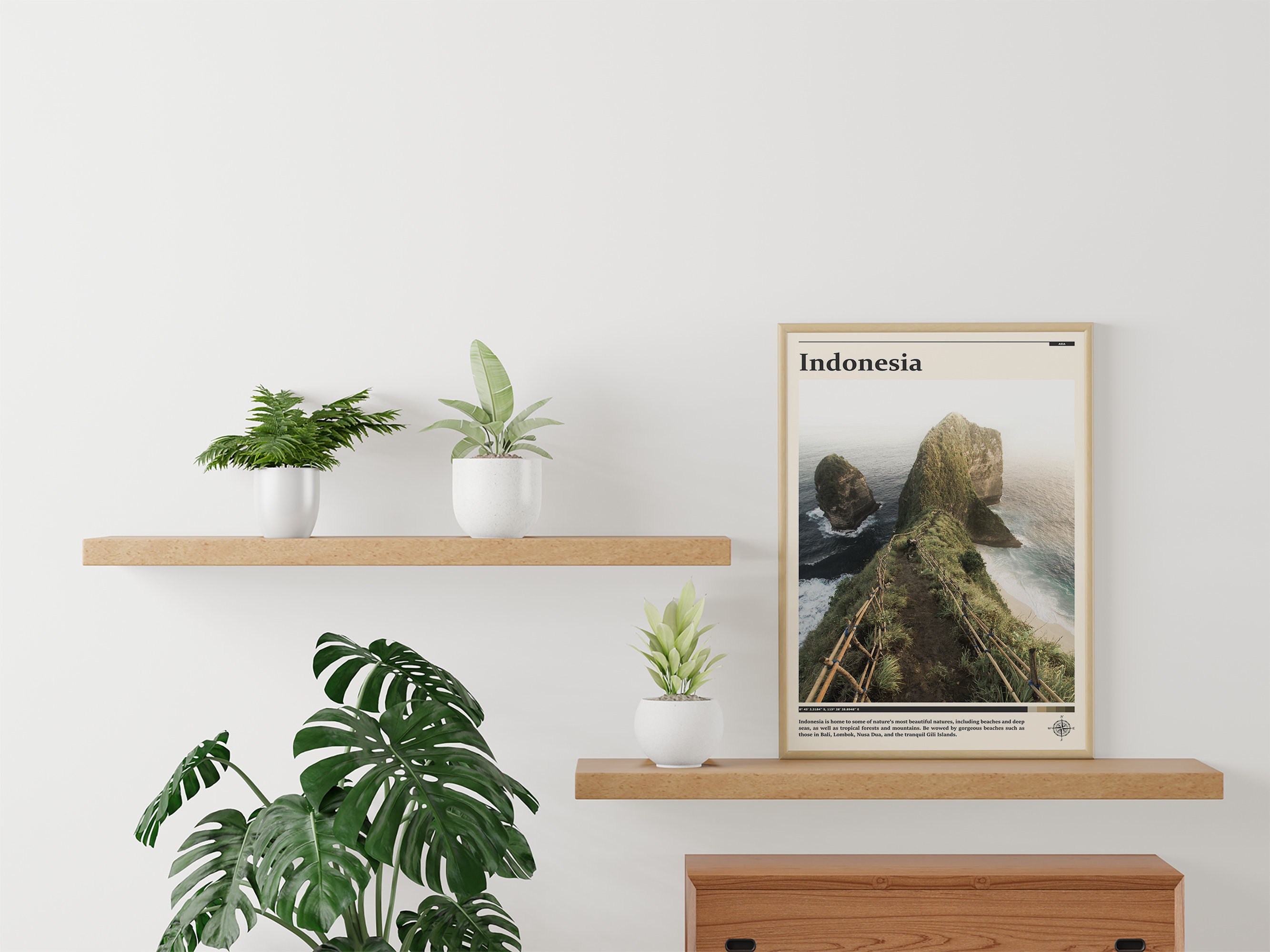 Indonesia Print / Indonesia Wall Art / Indonesia Poster / Indonesia ...