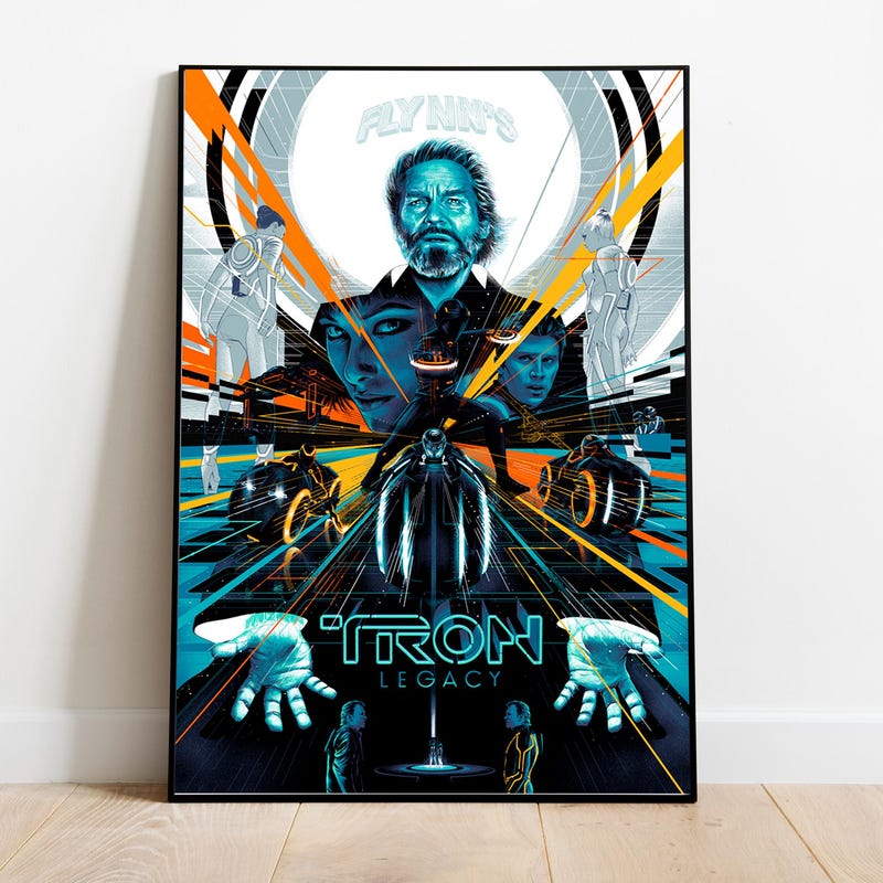 Tron Movie Poster - Etsy