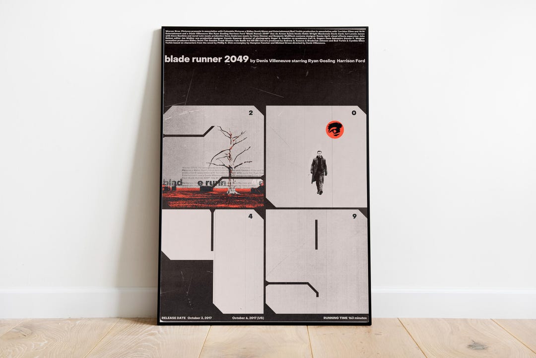 Blade Runner 2049 Poster: Minimalist Movie Art Print - Etsy