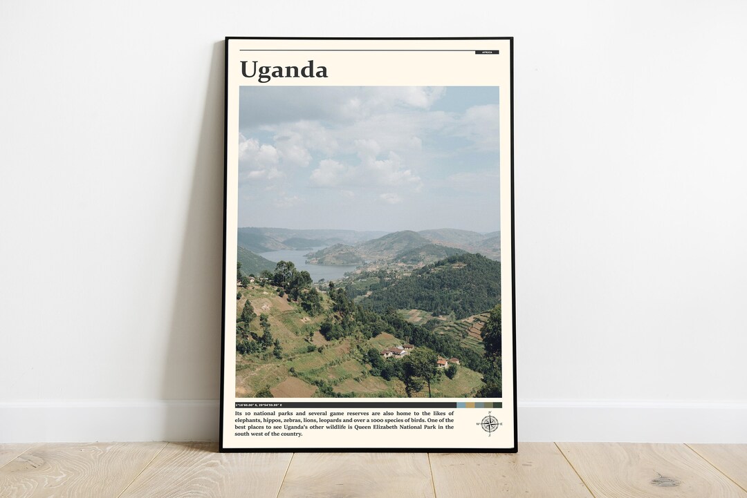 Uganda Print / Uganda Wall Art / Uganda Poster / Uganda Photo / Uganda ...