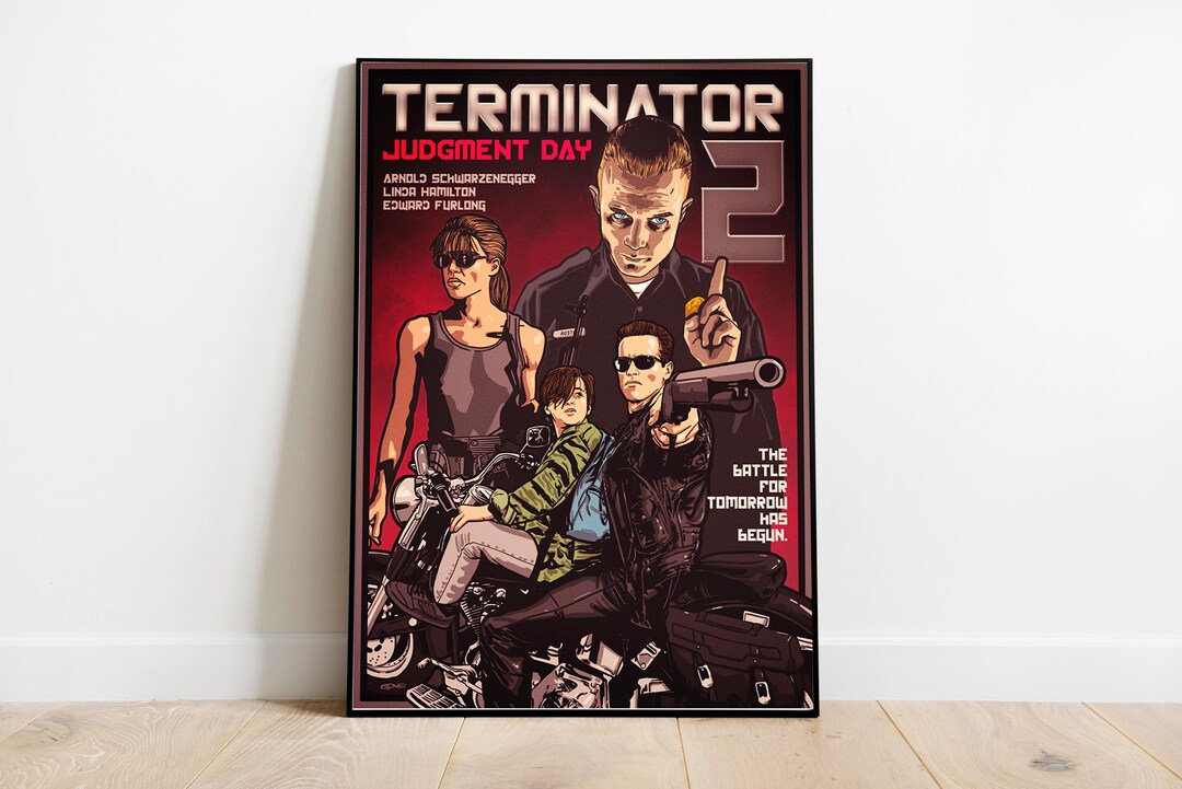 The Terminator Poster - James Cameron - Minimalist Movie Poster ...