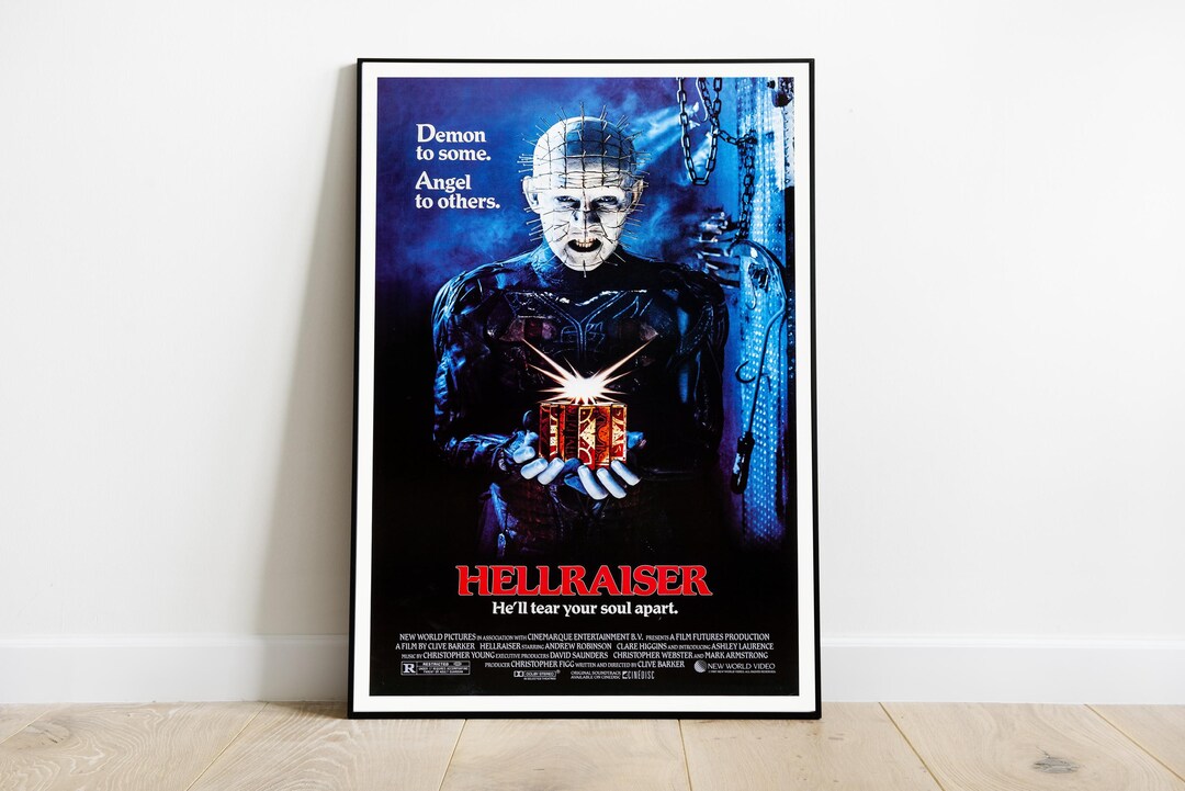 Hellraiser 1987 Poster Hellraiser Poster Vintage Retro Art Print Wall ...