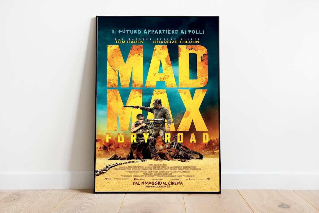 Mad Max: Fury Road Poster George Miller Minimalist Movie Poster Vintage ...
