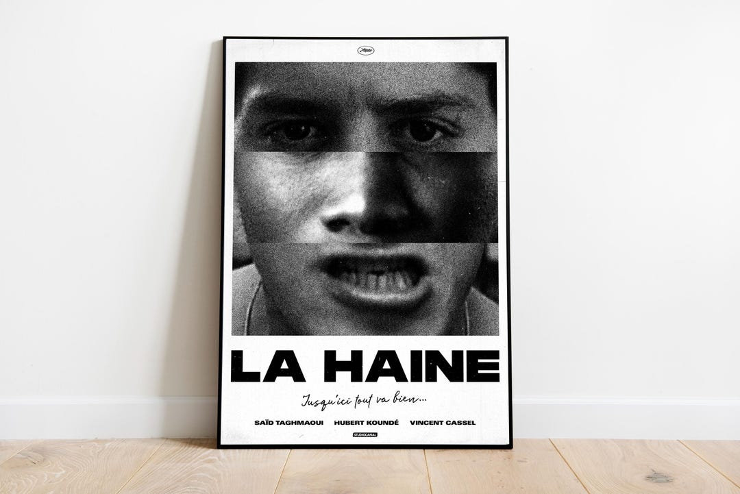 La Haine | La Haine Poster | Custom Poster | Vintage Retro Art Print ...