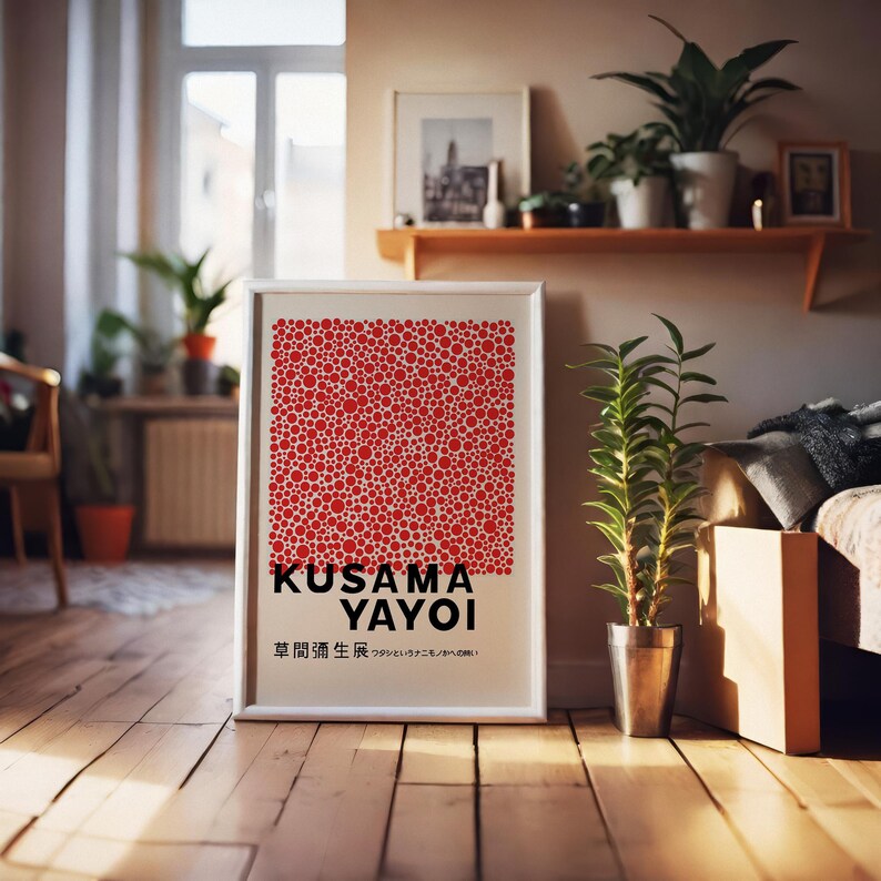 Yayoi Kusama Poster / Yayoi Kusama Print / Exhibition Poster, Printable ...
