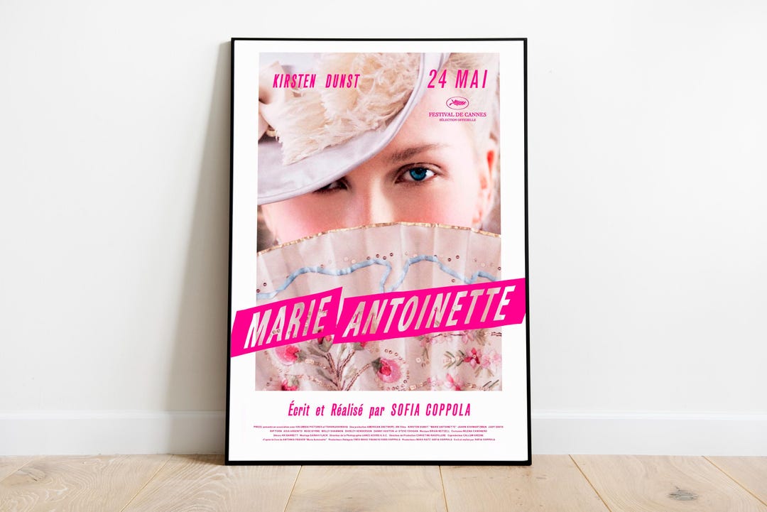 Marie Antoinette Poster - Marie Antoinette Print - Minimalist Movie ...