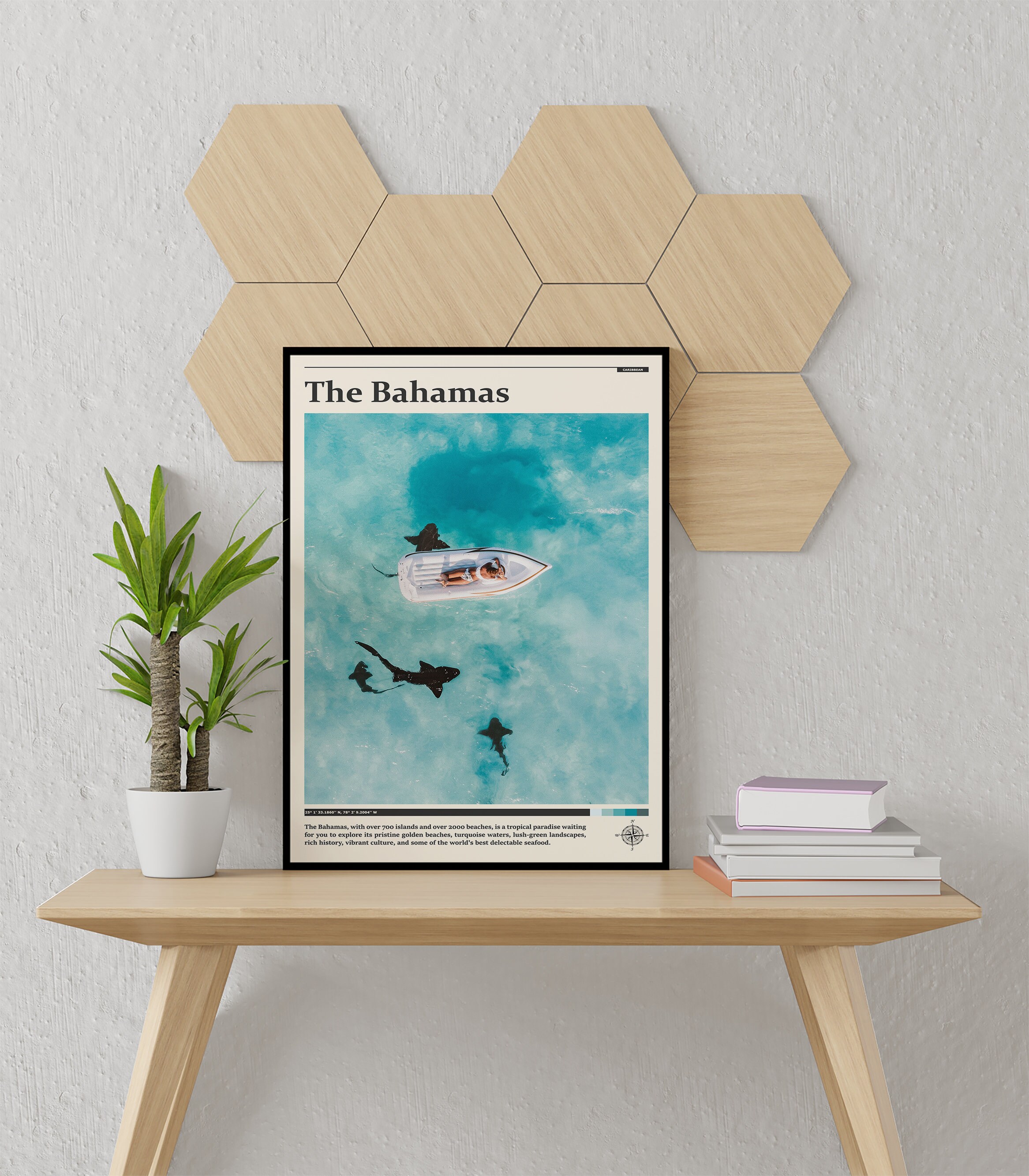 The Bahamas Print / the Bahamas Art / the Bahamas Poster / the Bahamas ...