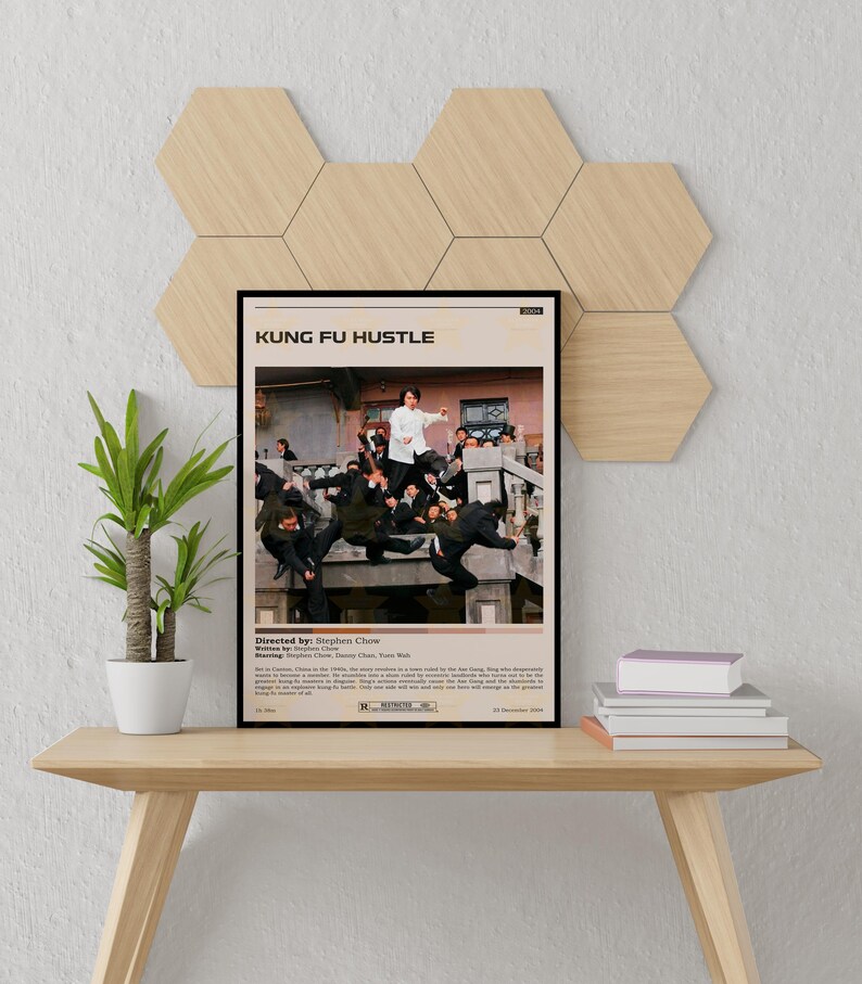 Kung Fu Hustle Poster – Minimalist Movie Art Print - Etsy
