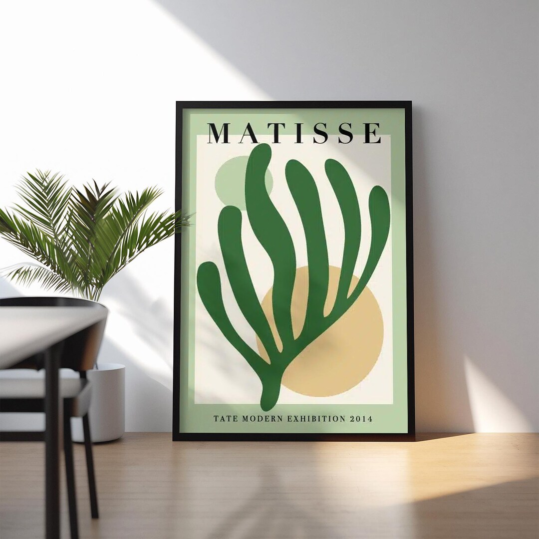 Henri Matisse Inspired Art Prints / Vibrant Abstract Modern Posters ...