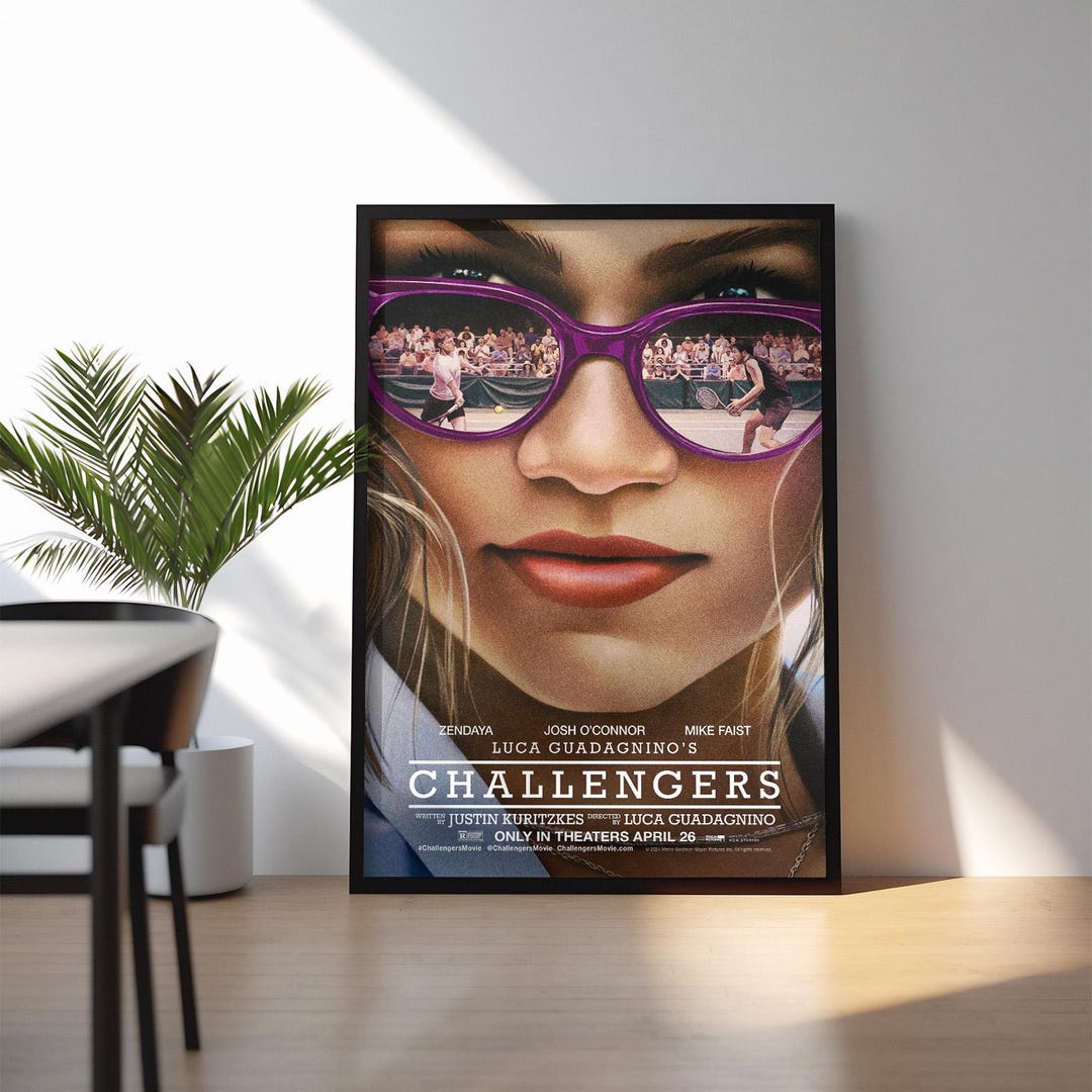 Challengers Poster Luca Guadagnino Minimalist Movie Poster Vintage ...