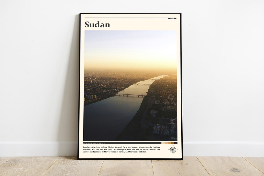 Sudan Print / Sudan Wall Art / Sudan Poster / Sudan Photo / Sudan ...