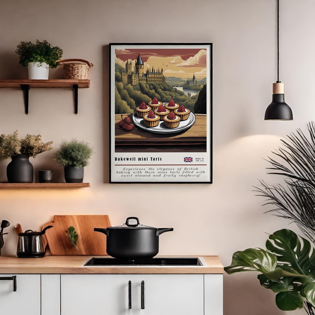 Bakewell Mini Tarts Poster / Wizard School Landscape Bakewell Mini ...