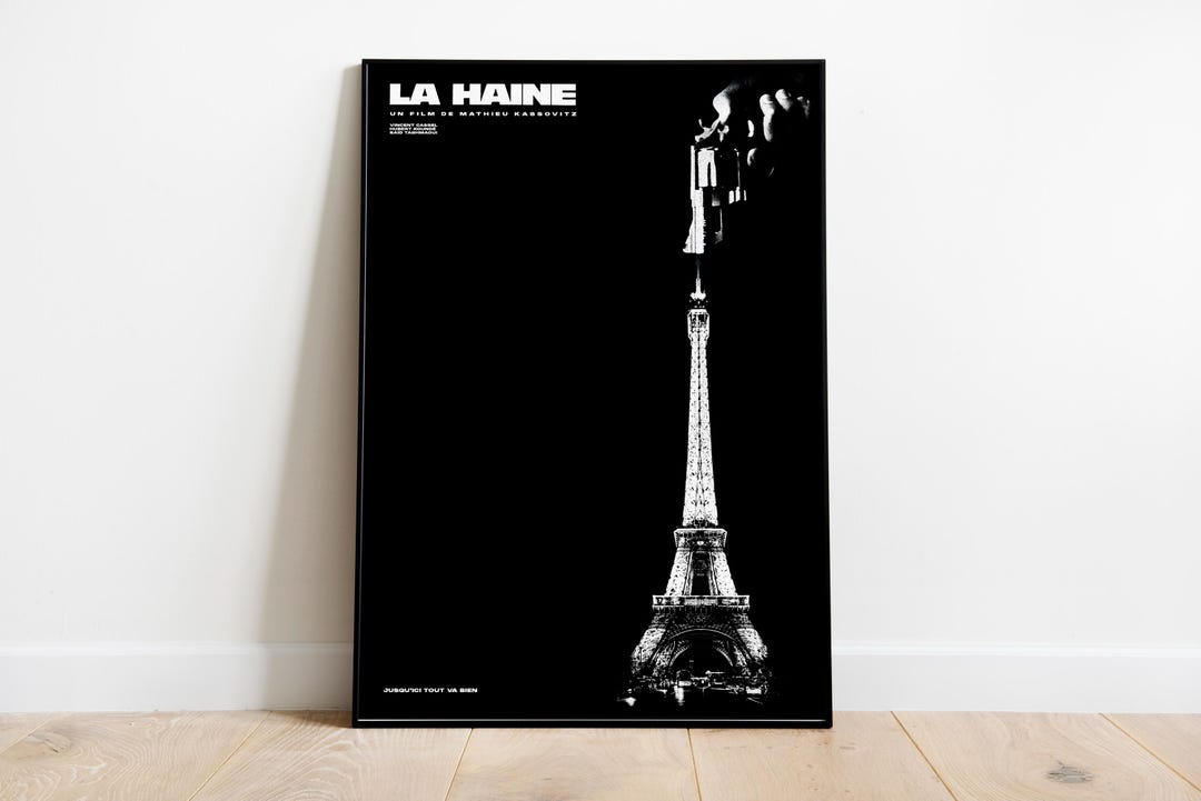 La Haine | La Haine Poster | Custom Poster | Vintage Retro Art Print ...