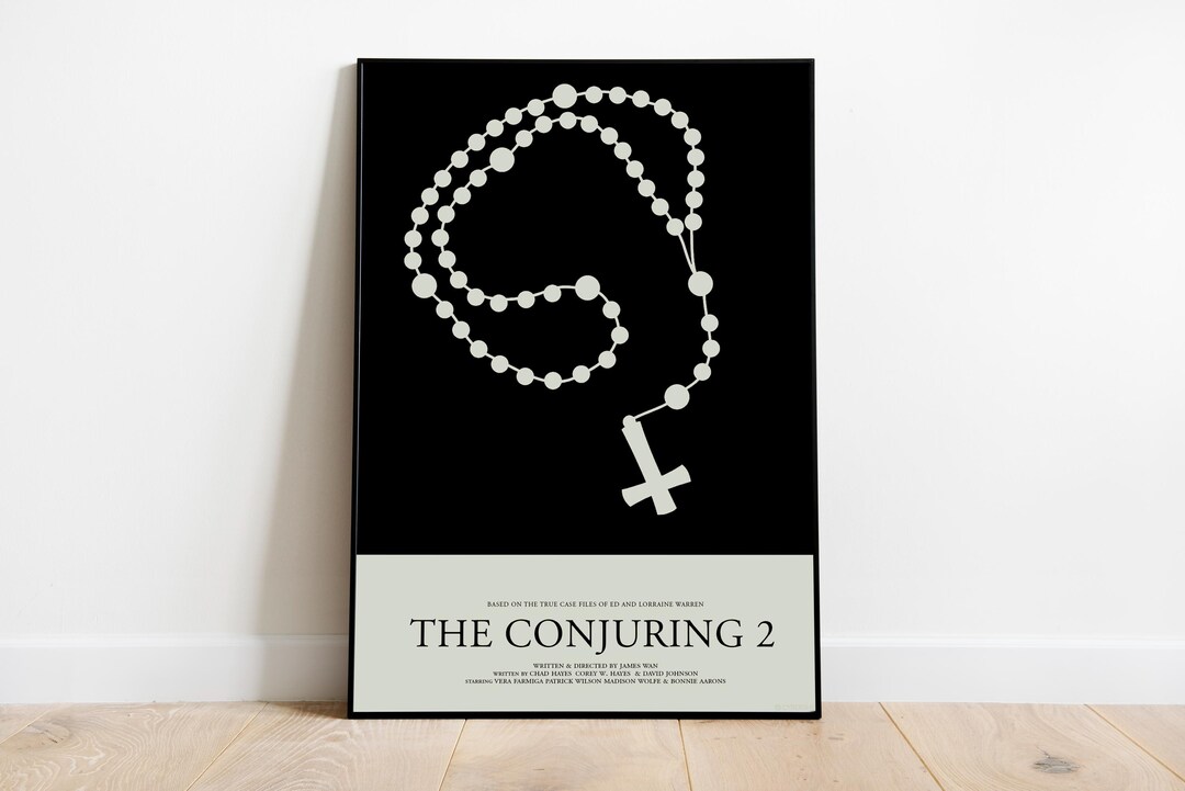 The Conjuring Poster James Wan Minimalist Movie Poster Vintage Retro ...