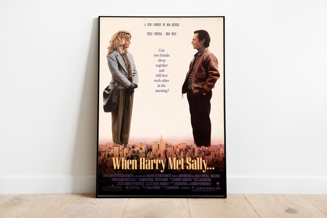 When Harry Met Sally Poster - Rob Reiner - Minimalist Movie Poster ...