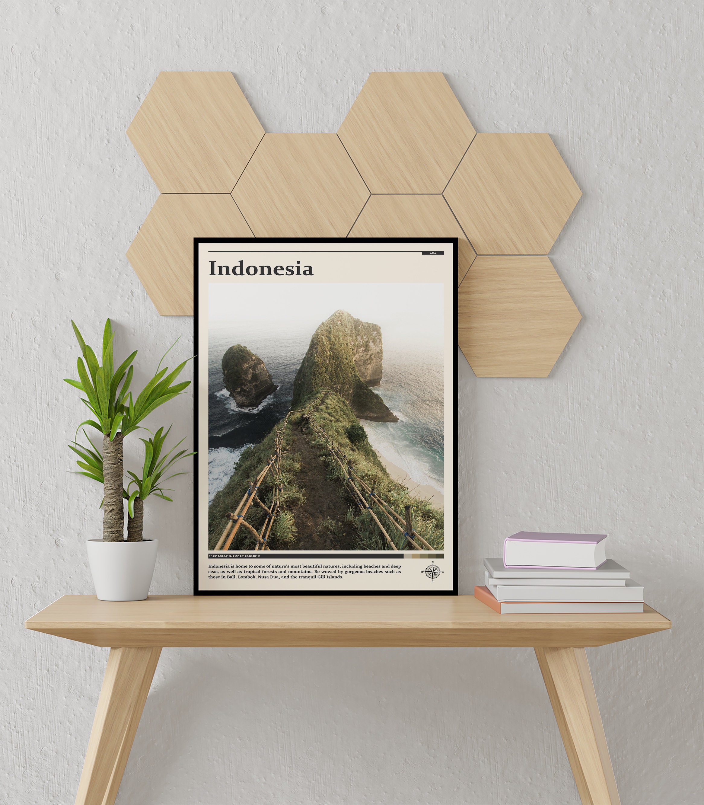 Indonesia Print / Indonesia Wall Art / Indonesia Poster / Indonesia ...