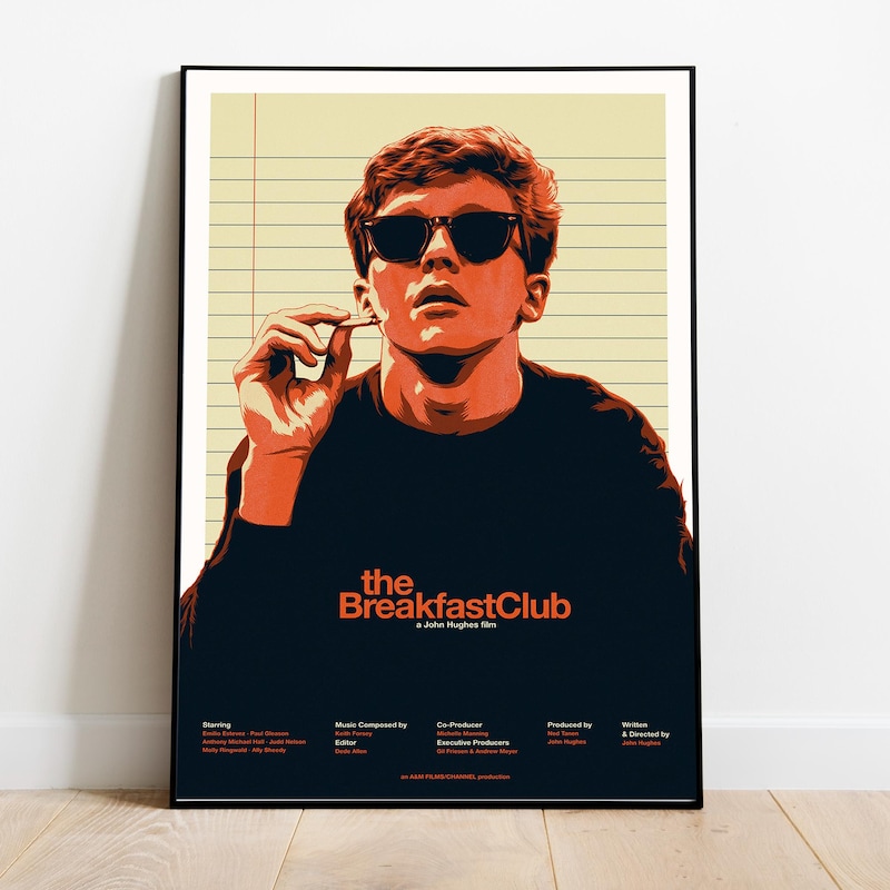 The Breakfast Club Poster - Etsy