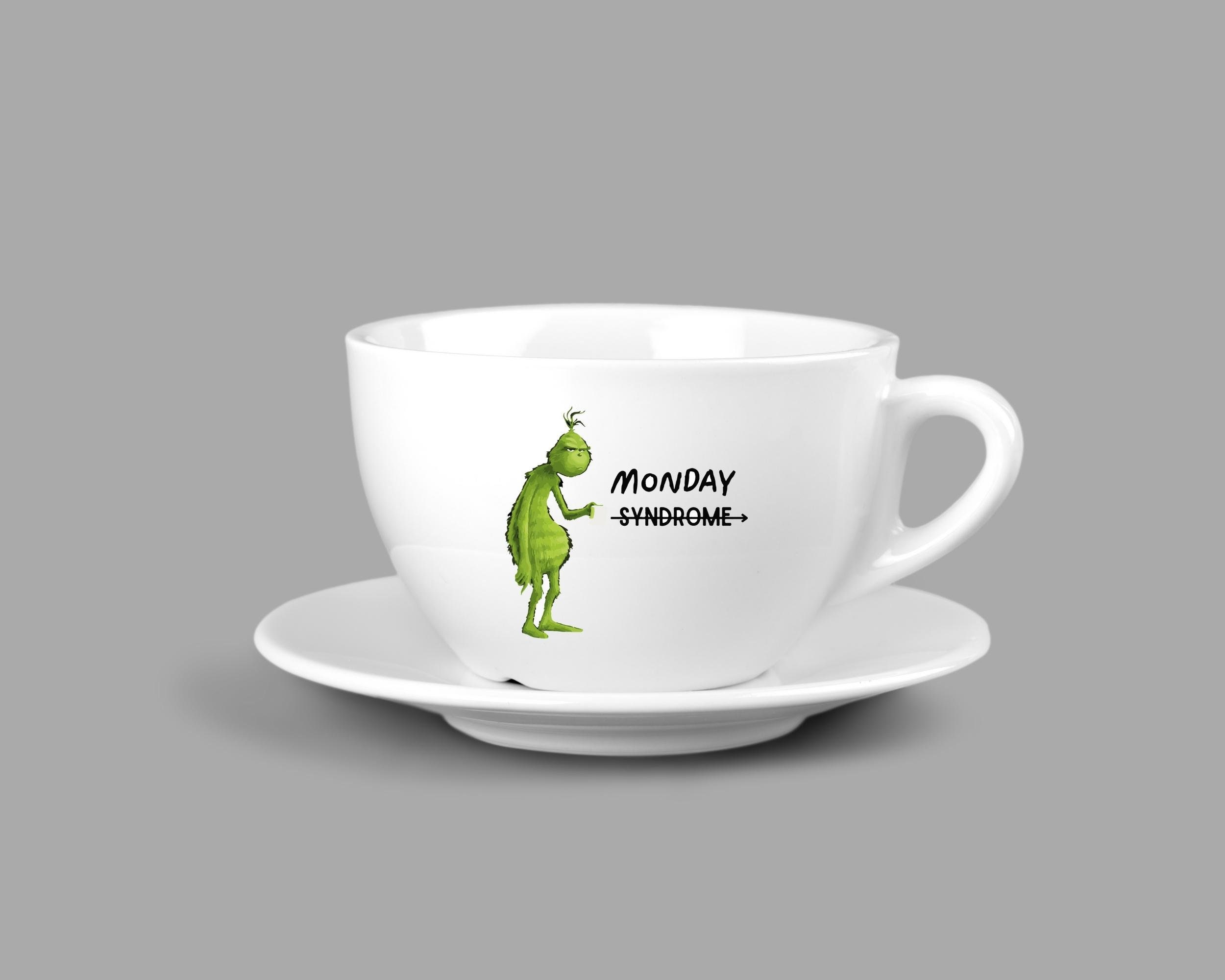 Grinch Monday Syndrome SVG Silhouette Monday SVG Monogram - Etsy