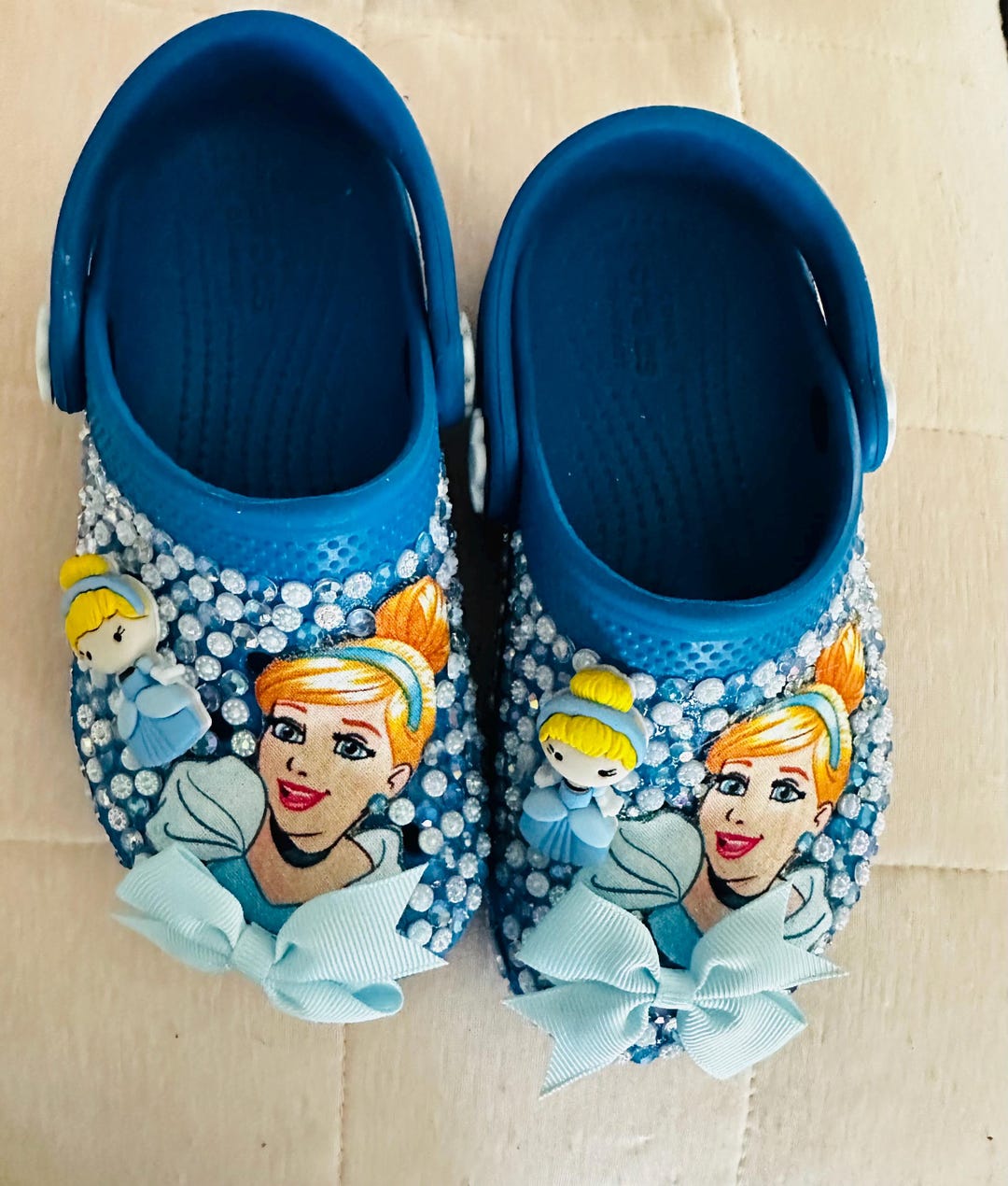 Cinderella Crocs Little Girls - Etsy