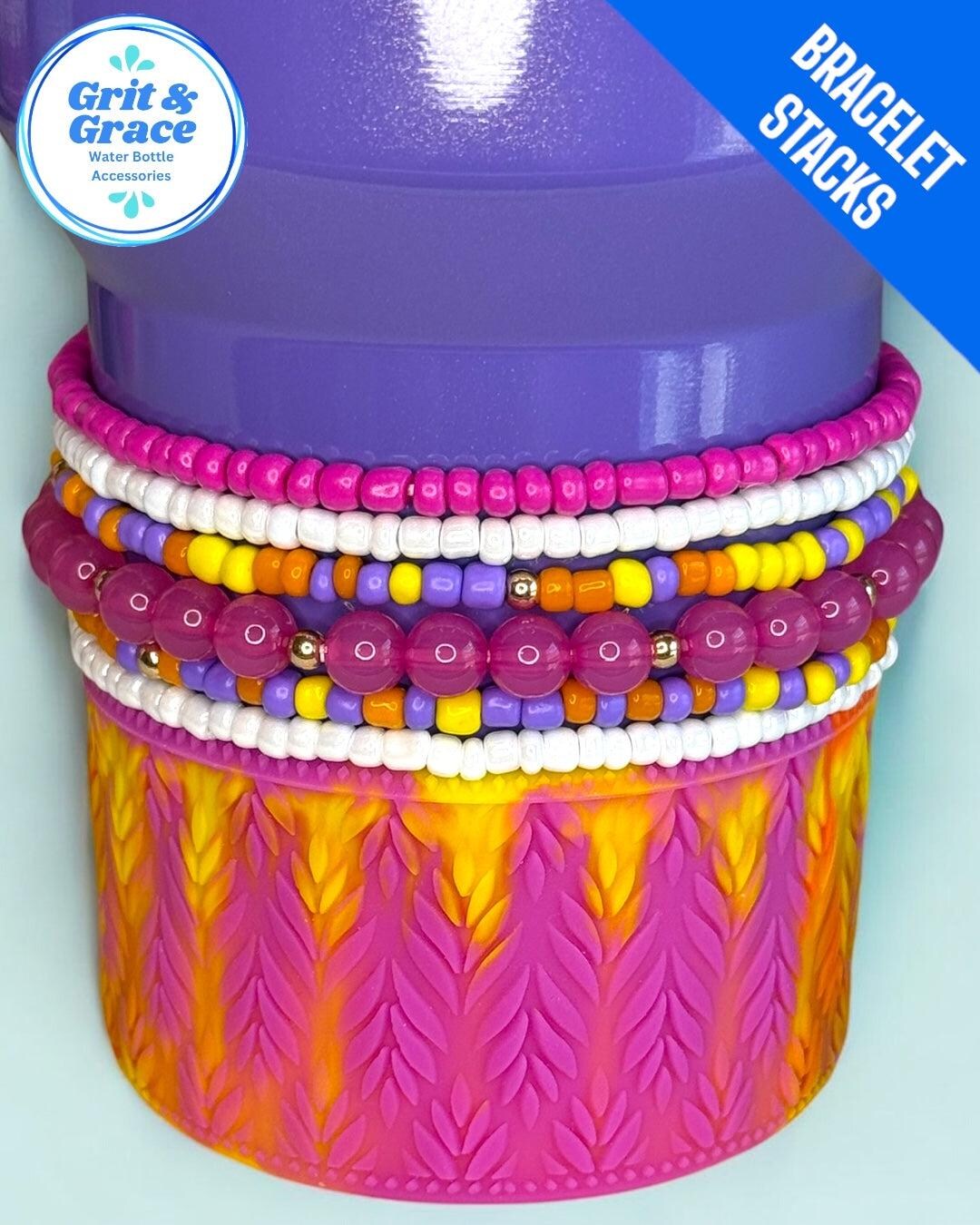 Fruit Punch Stretchy Cup Bracelets (set of 6) - Etsy