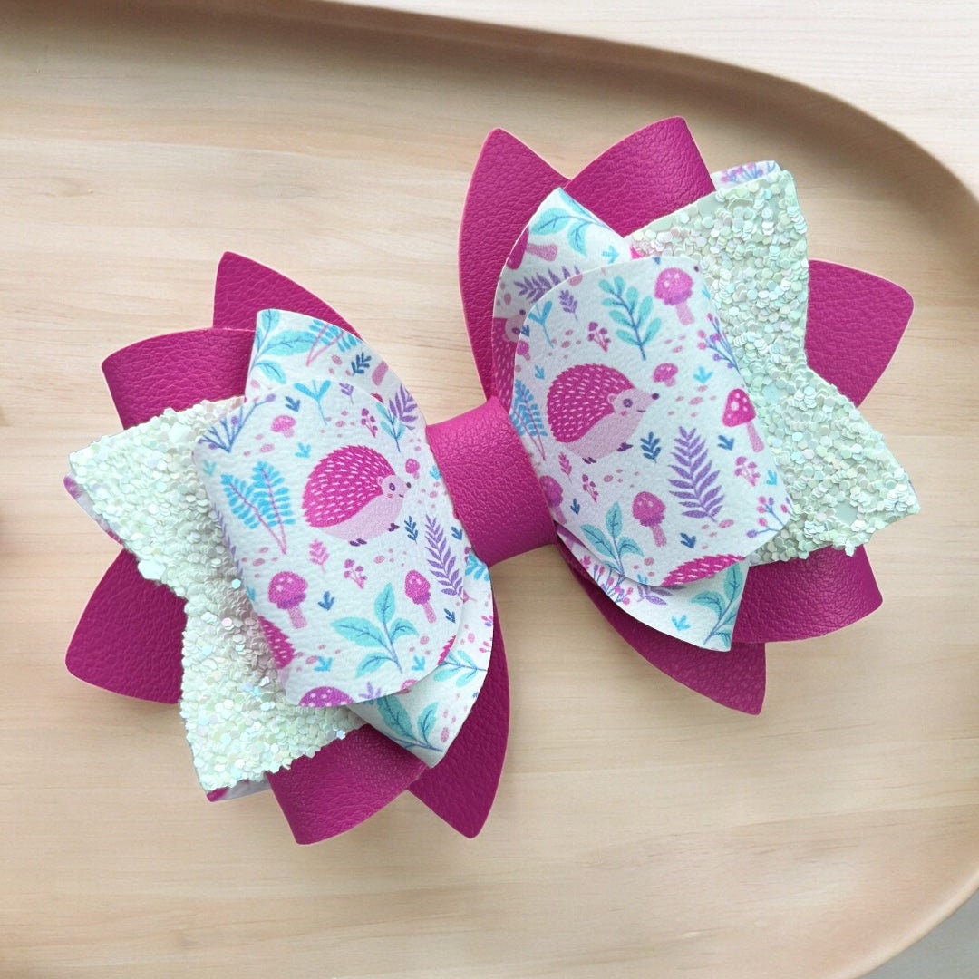 Hedgehog Bow - Etsy