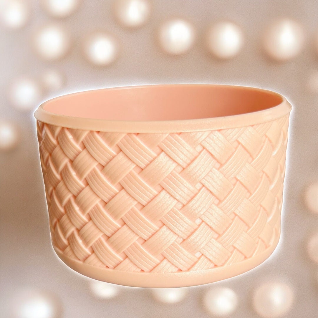 Basketweave Pearlescent Glazed Donut Boot - Etsy