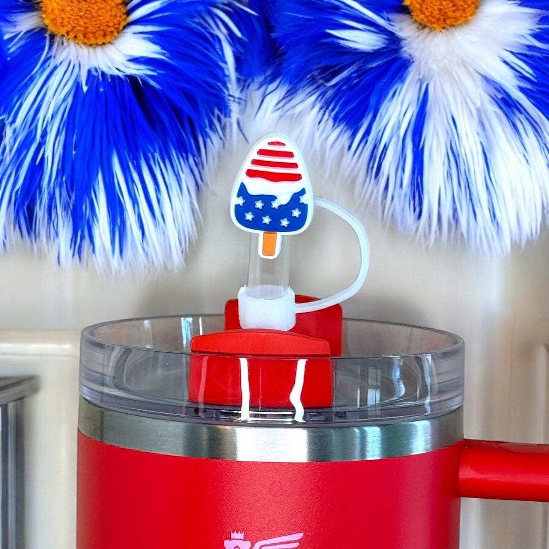 Patriotic Popsicle Straw Topper - Etsy
