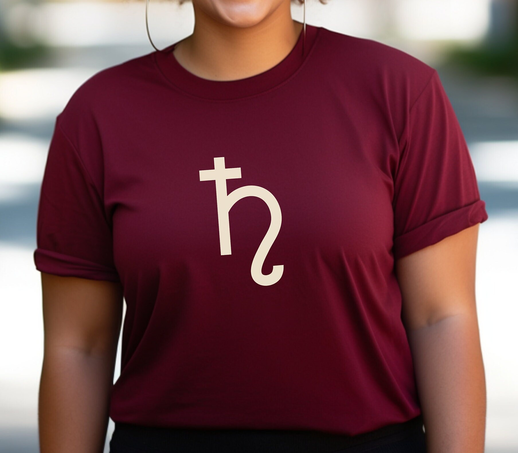 Saturn Symbol Tee Shirt, Planetary Symbol, Symbolic, Astrological ...