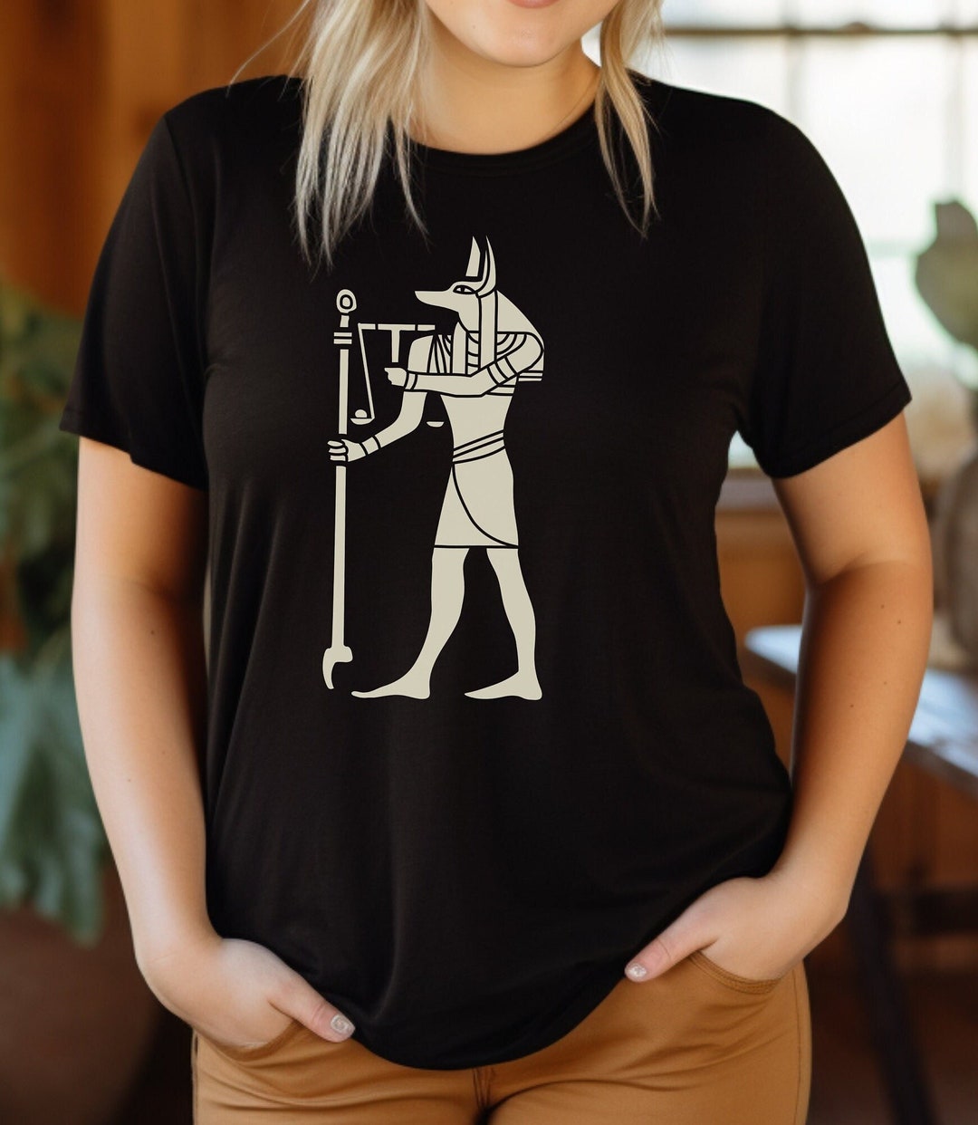 Anubis Tee Shirt, Egyptian Symbol Shirt, Hieroglyph Shirt, Esoteric ...