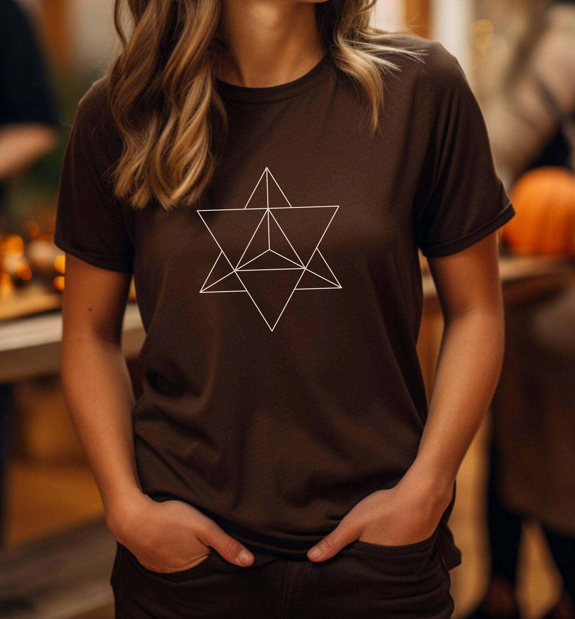 Merkaba Tee Shirt, Merkabah, Merkavah, Sacred Geometry, Mystic Symbol ...