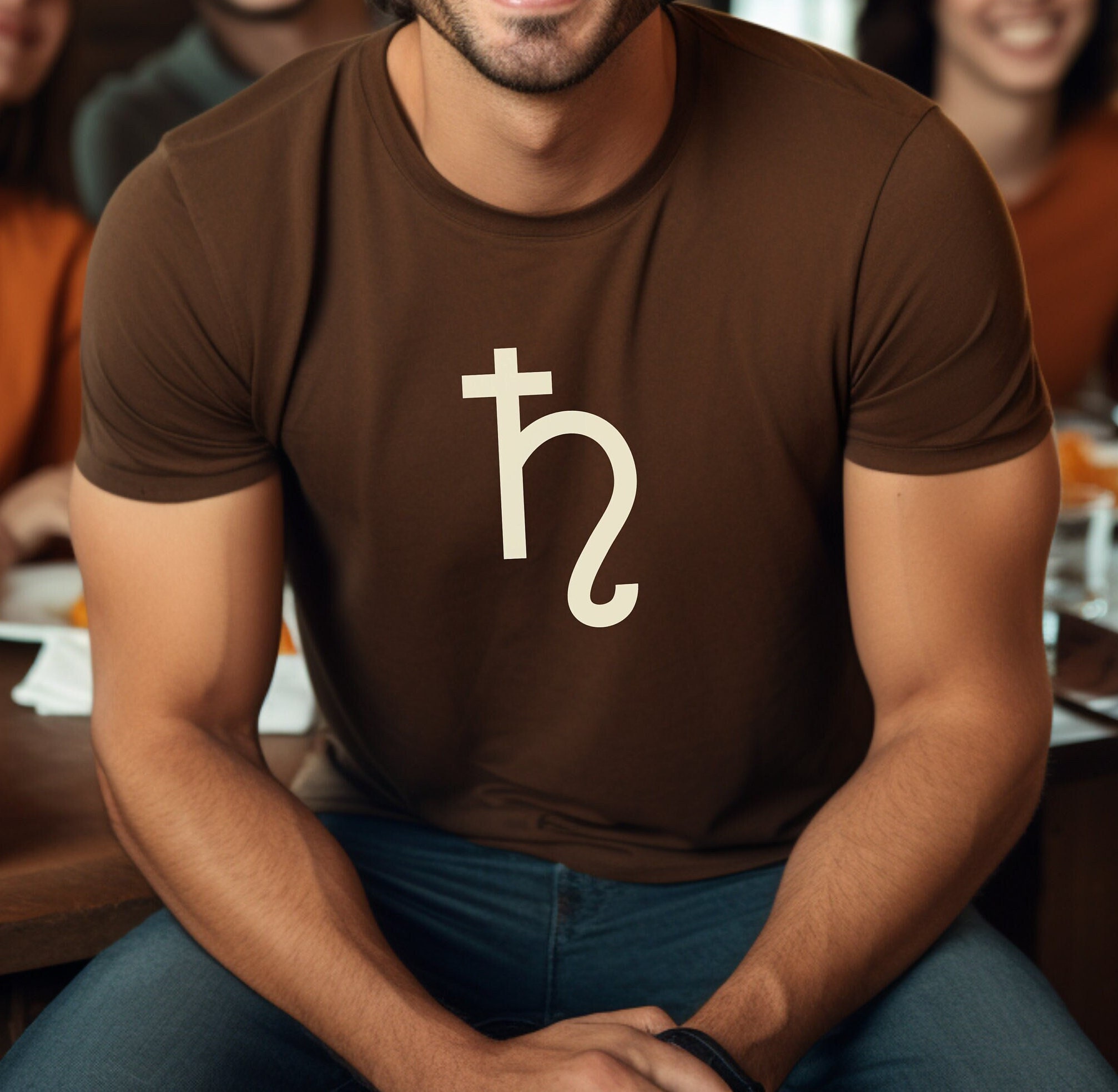 Saturn Symbol Tee Shirt, Planetary Symbol, Symbolic, Astrological ...