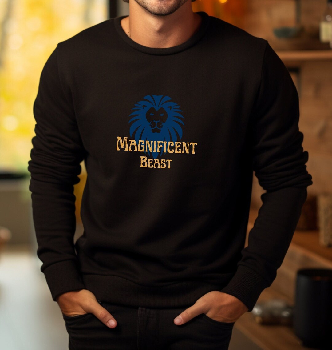 Magnificent Beast Shirt, Custom Design, Lion Shirt, Beast Shirt, Unique ...