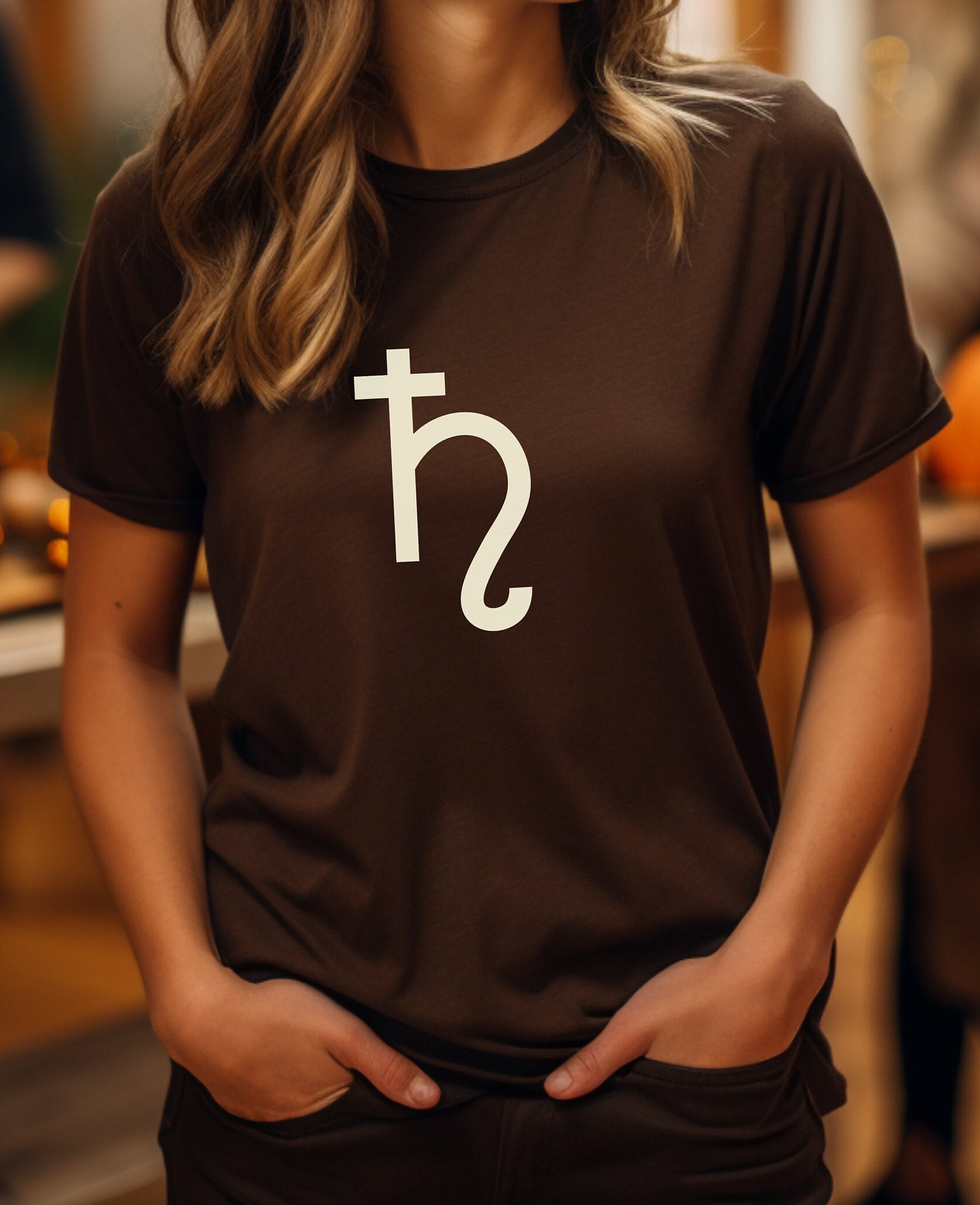 Saturn Symbol Tee Shirt, Planetary Symbol, Symbolic, Astrological ...