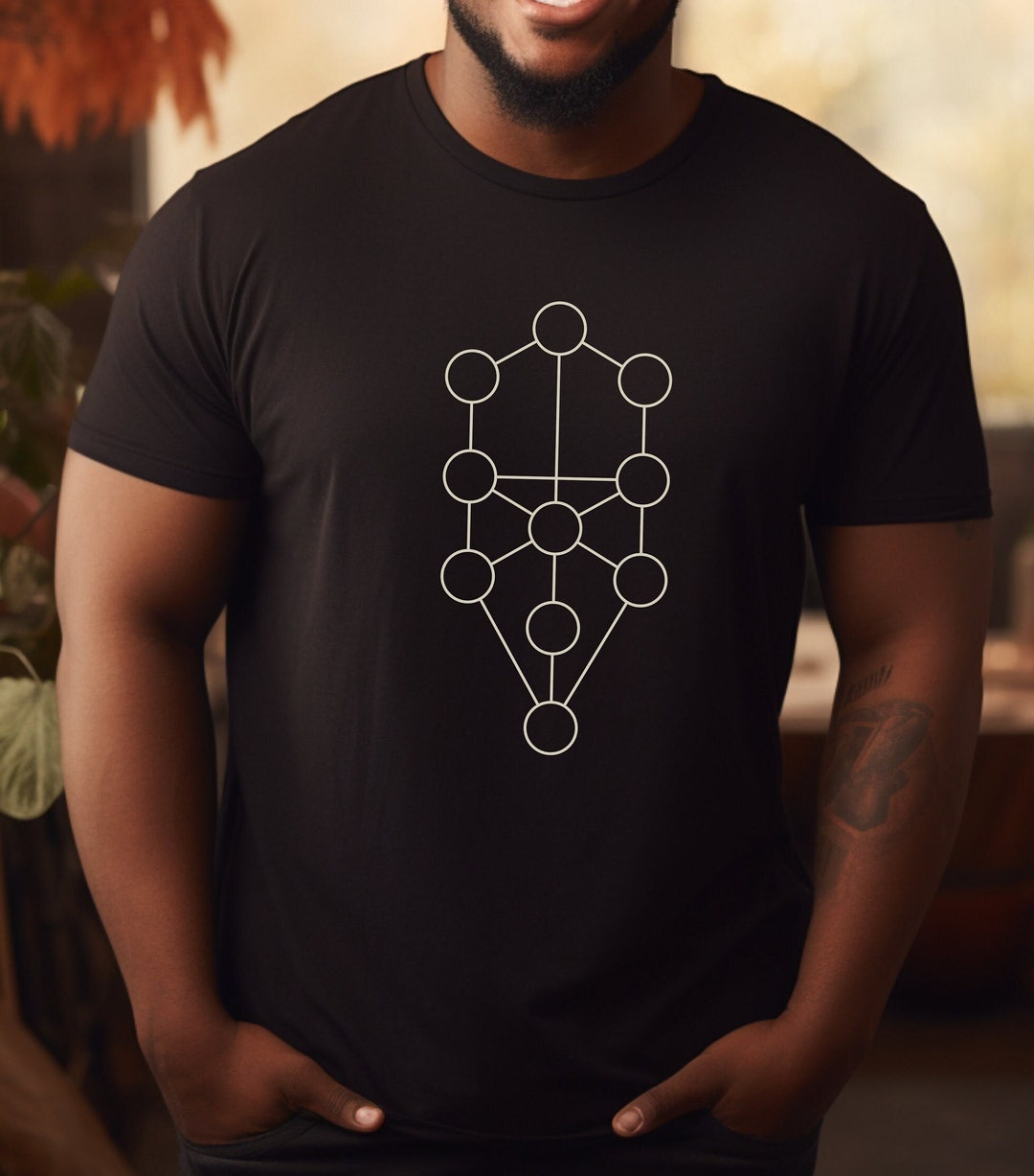 Tree of Life Shirt, Kabbalah, Kabbalistic Tree of Life, Qabalah ...