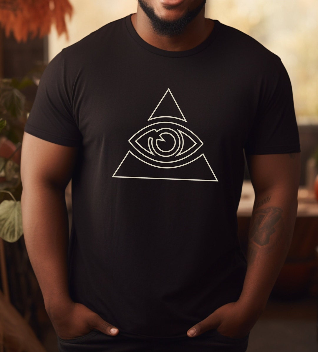 All Seeing Eye T Shirt, Eye of Providence, Occult Shirt, Illuminati ...