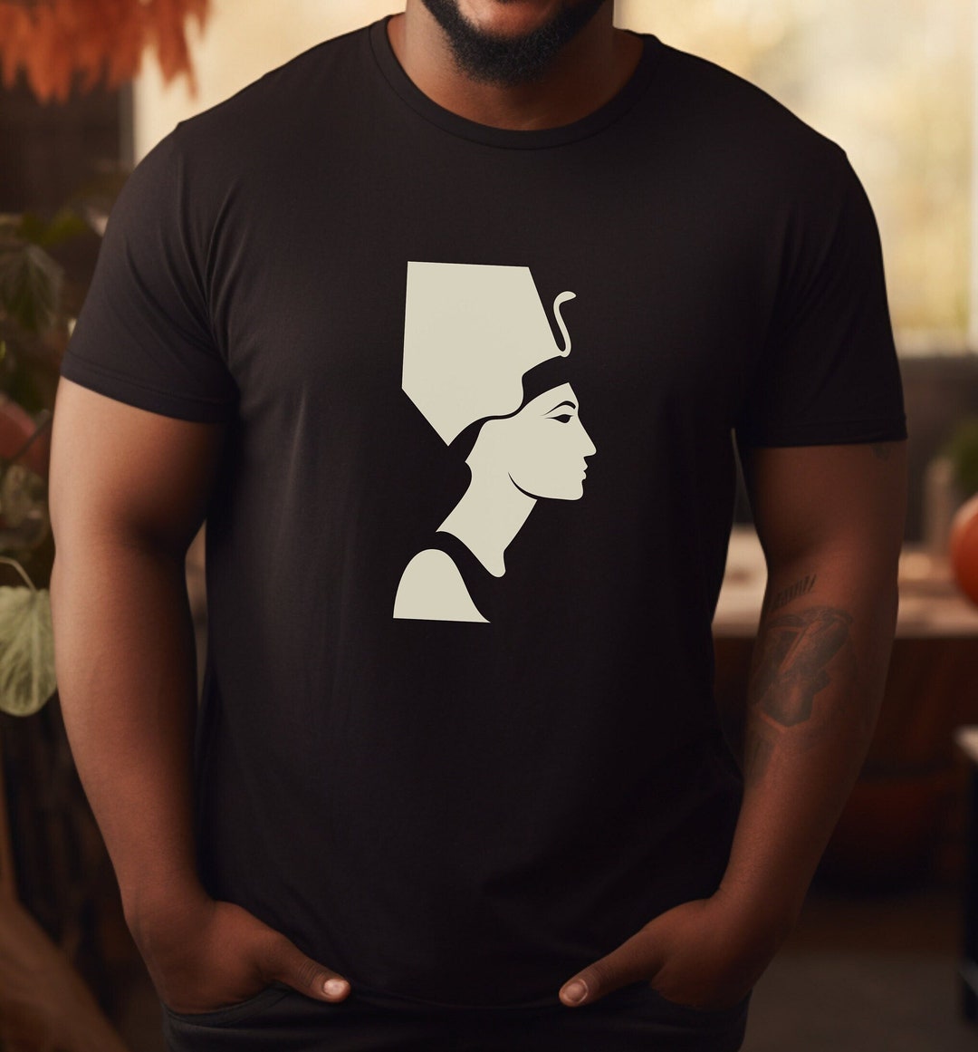 Nefertiti Tee Shirt, Egyptian Symbol, Egyptian Queen, Hieroglyph Shirt ...