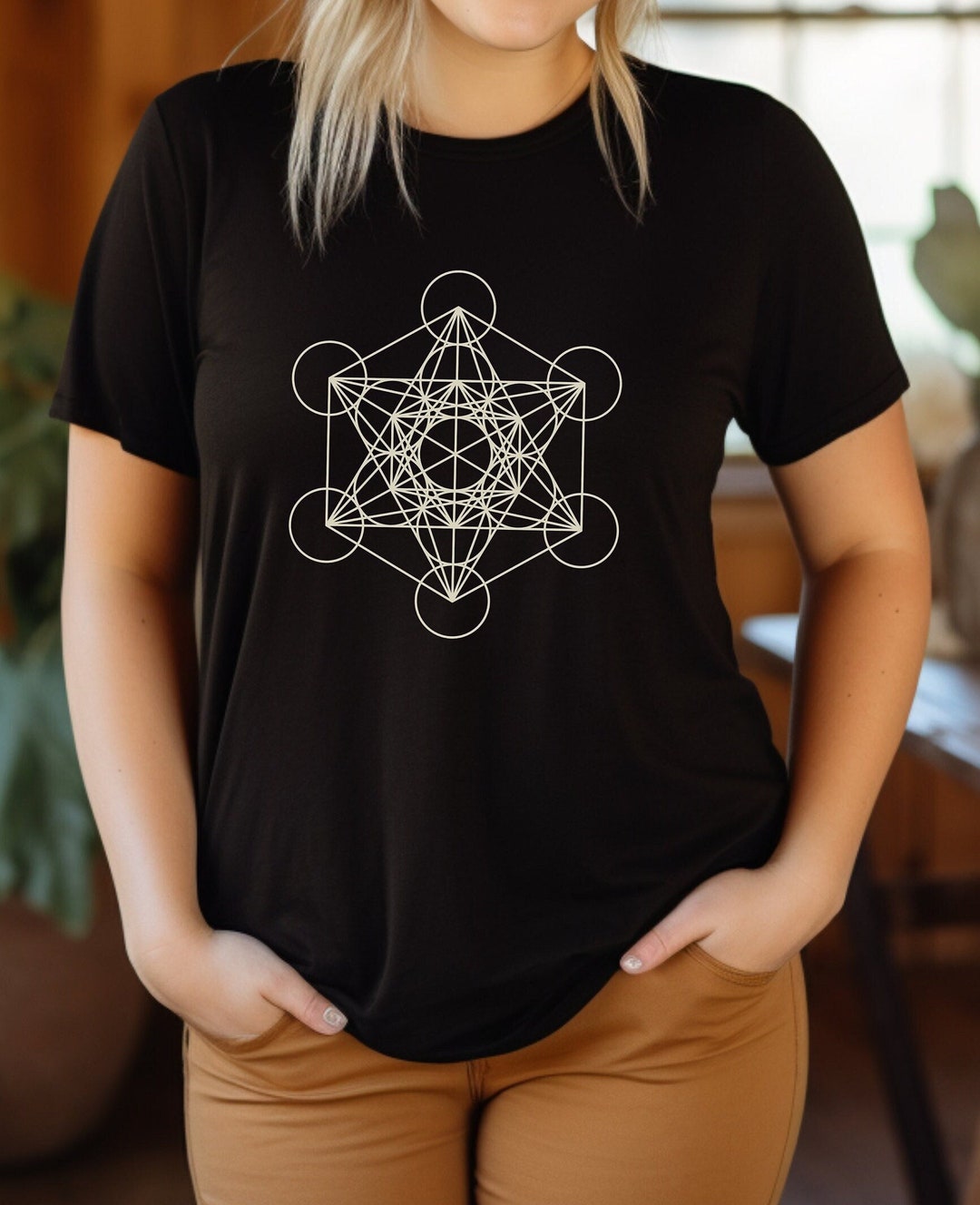 Metatron's Cube Shirt, Metatron, Blueprint of Creation, Cosmic Harmony ...