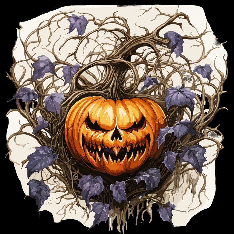 10 Sinister Halloween Jack-o'lanterns Clip Art, Halloween Graphics ...