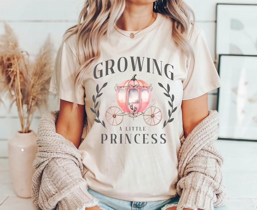 Growing A Little Princess Shirt, Maternity Tshirt, Pregnancy Reveal ...