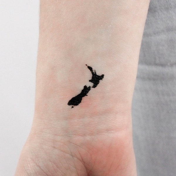 Map Temporary Tattoo - Etsy