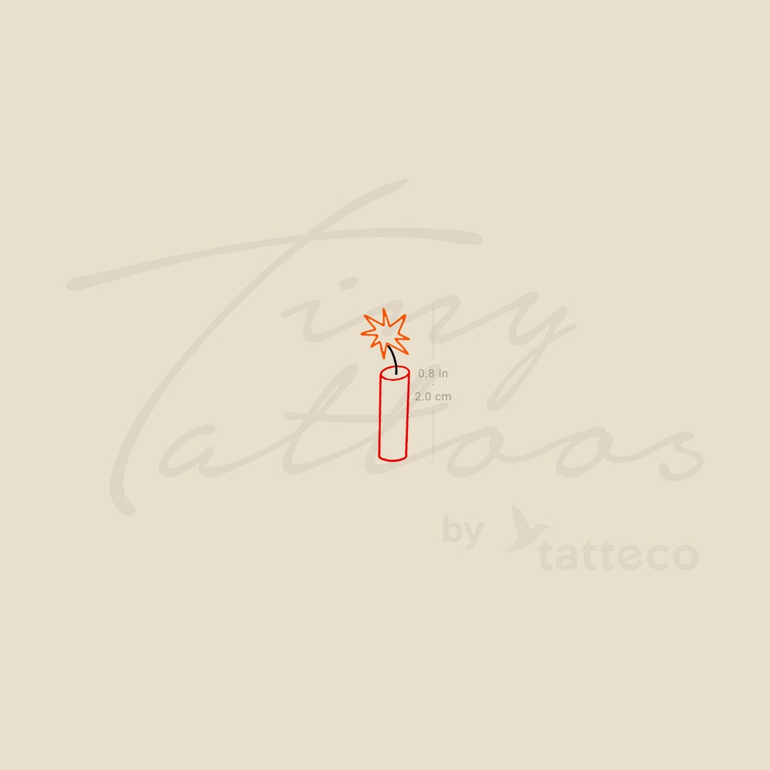 Dynamite Temporary Tattoo set of 3 - Etsy