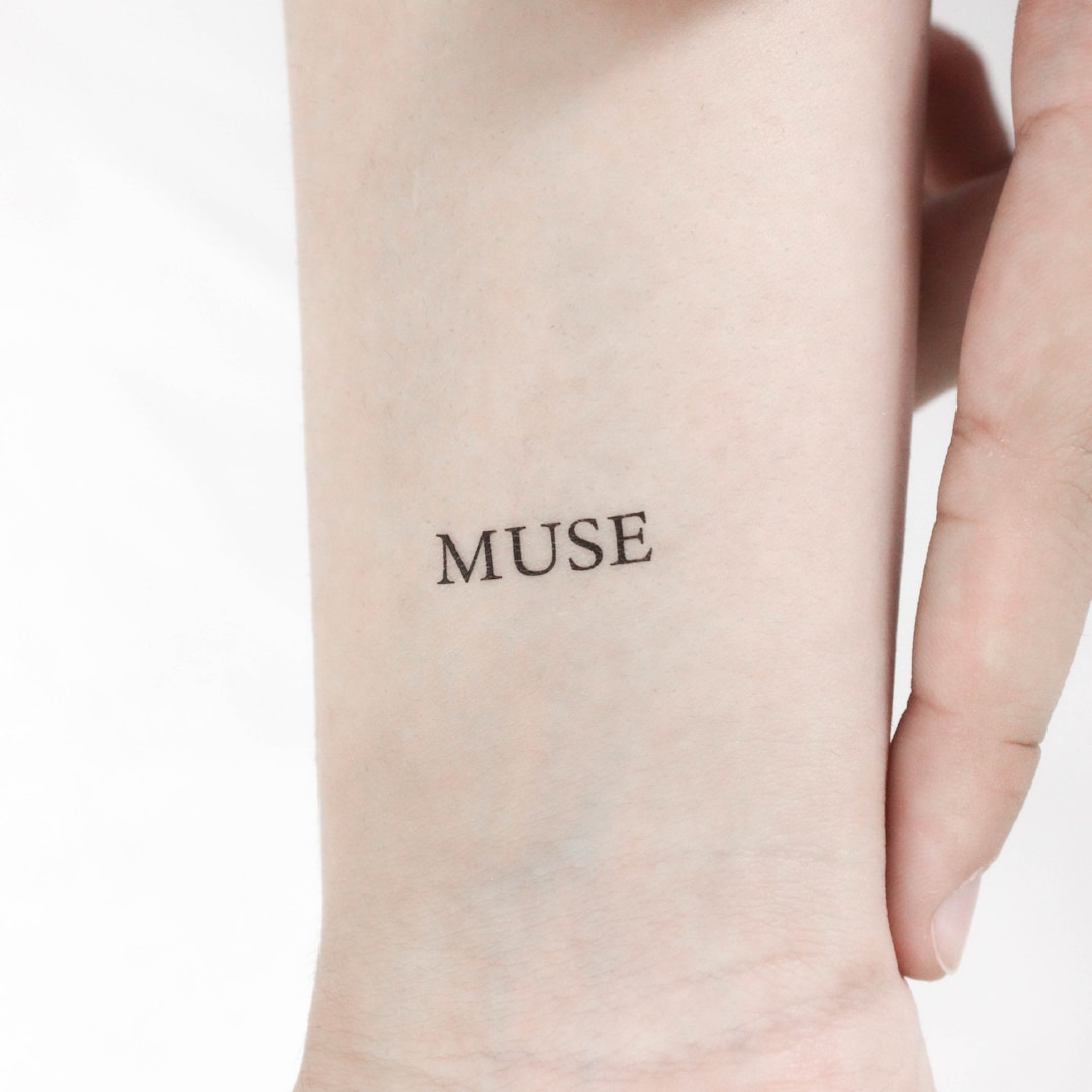Muse Temporary Tattoo (set of 3) - Etsy