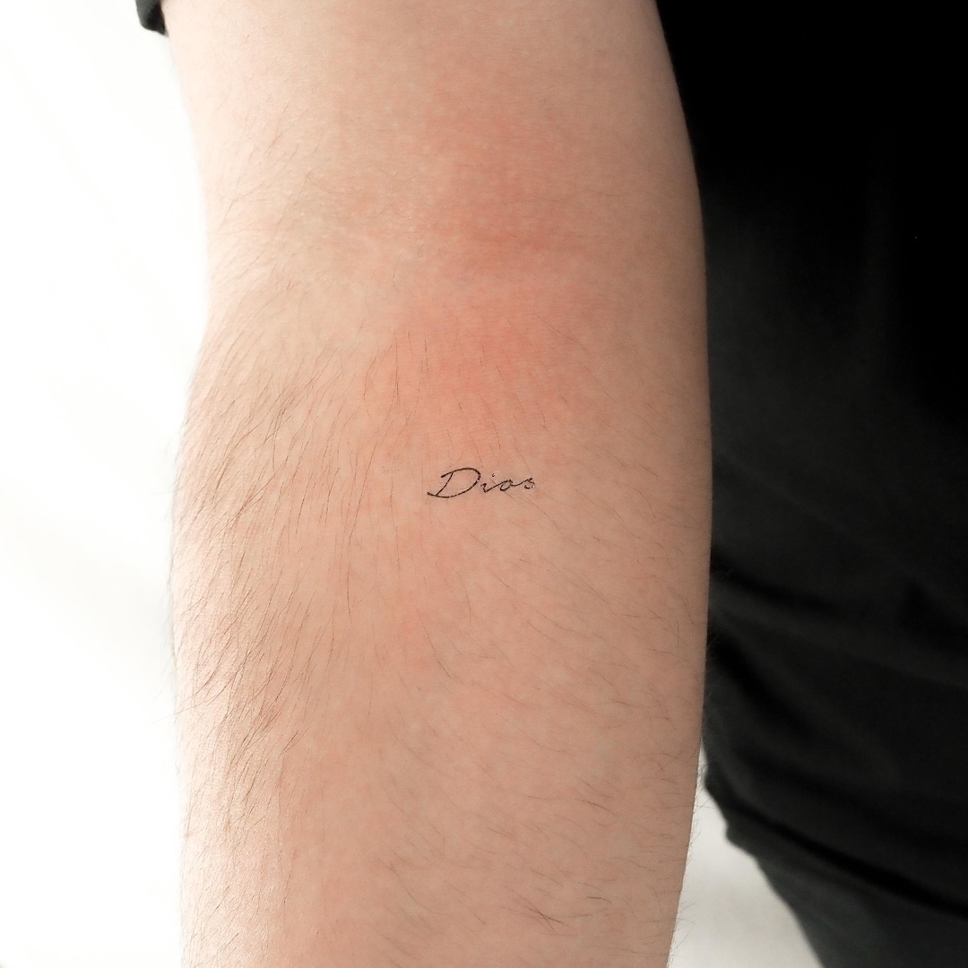 Dios Temporary Tattoo (set of 3) - Etsy