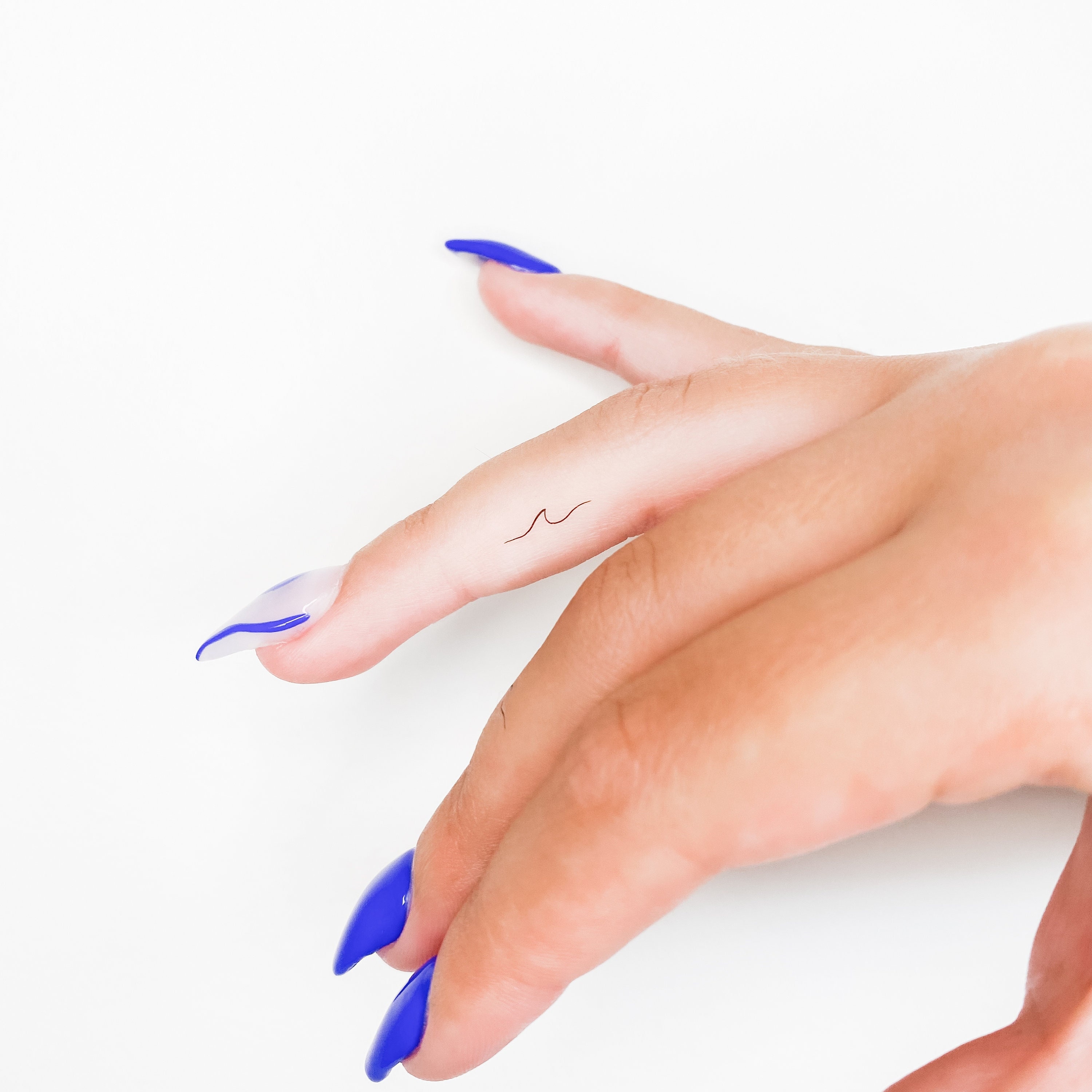 Tiny Wave Temporary Tattoo set of 3 - Etsy